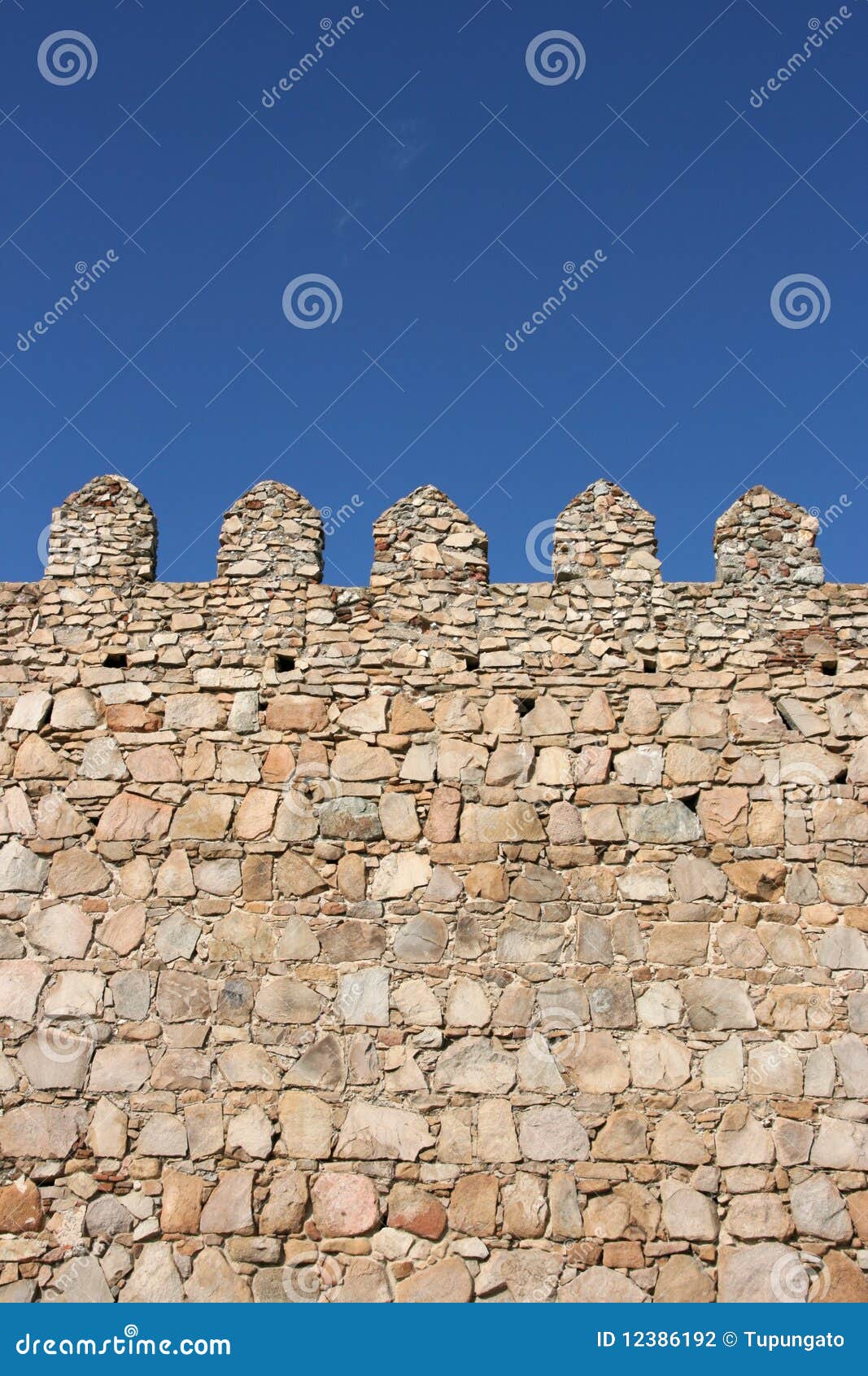 Fortified wall stock photo. Image of historic, travel - 12386192