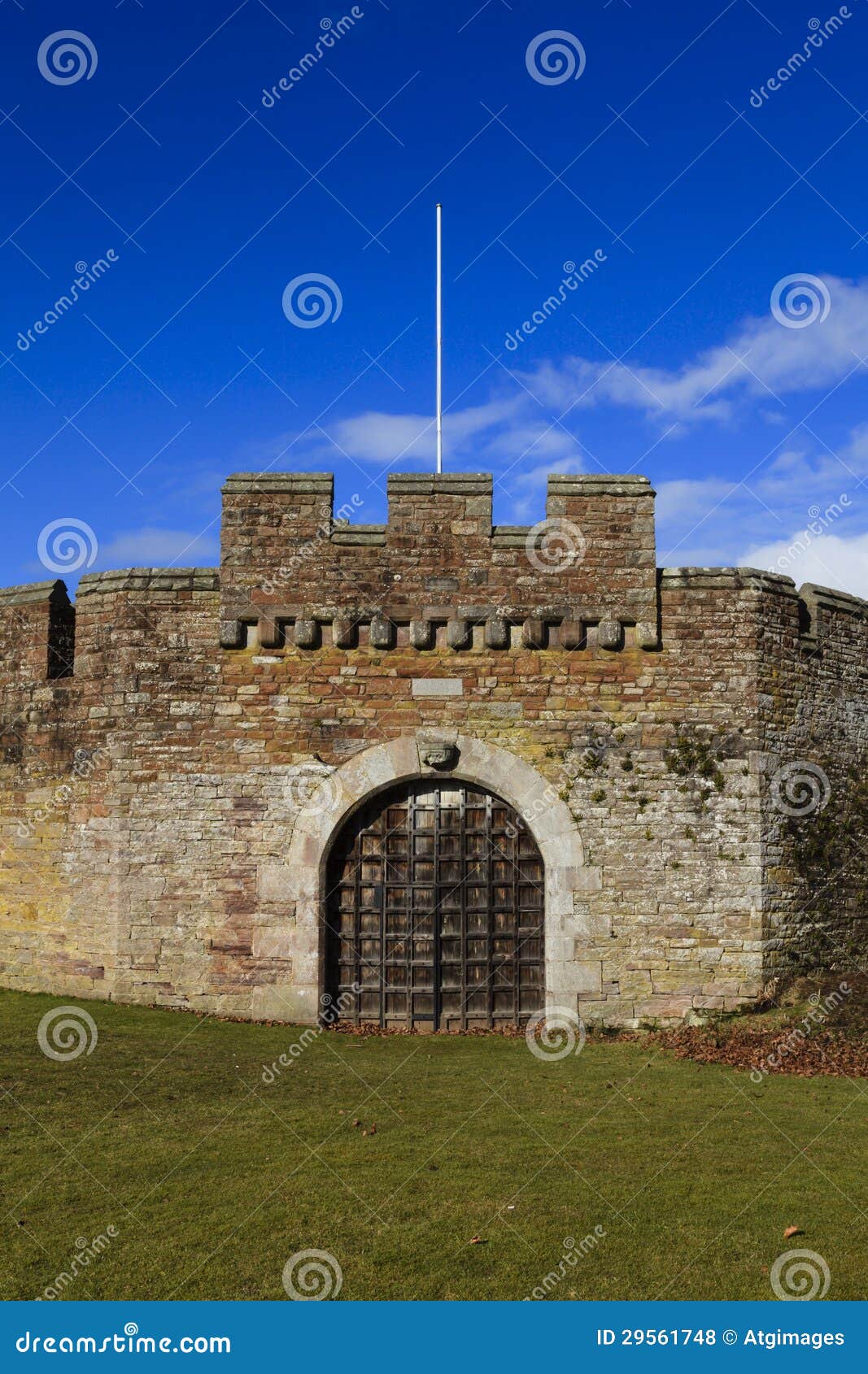 Fortified Walls stock photo. Image of battlements, england - 29561748