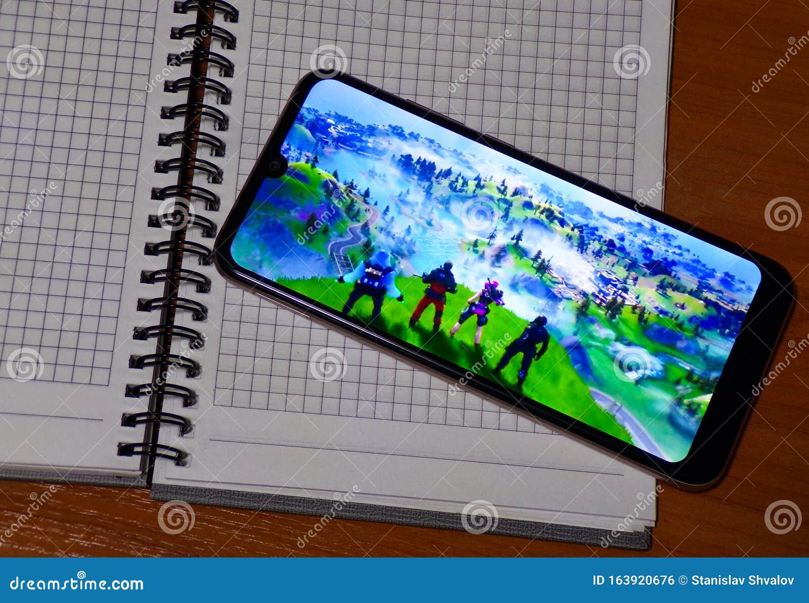 Screenshot of the Game Fortnite on Your Phone. Editorial Photo - Image ...