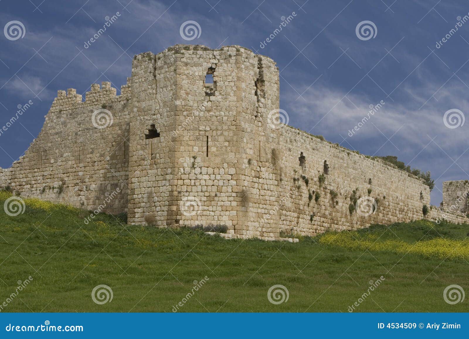 Fortress stock image. Image of location, history, israel - 4534509