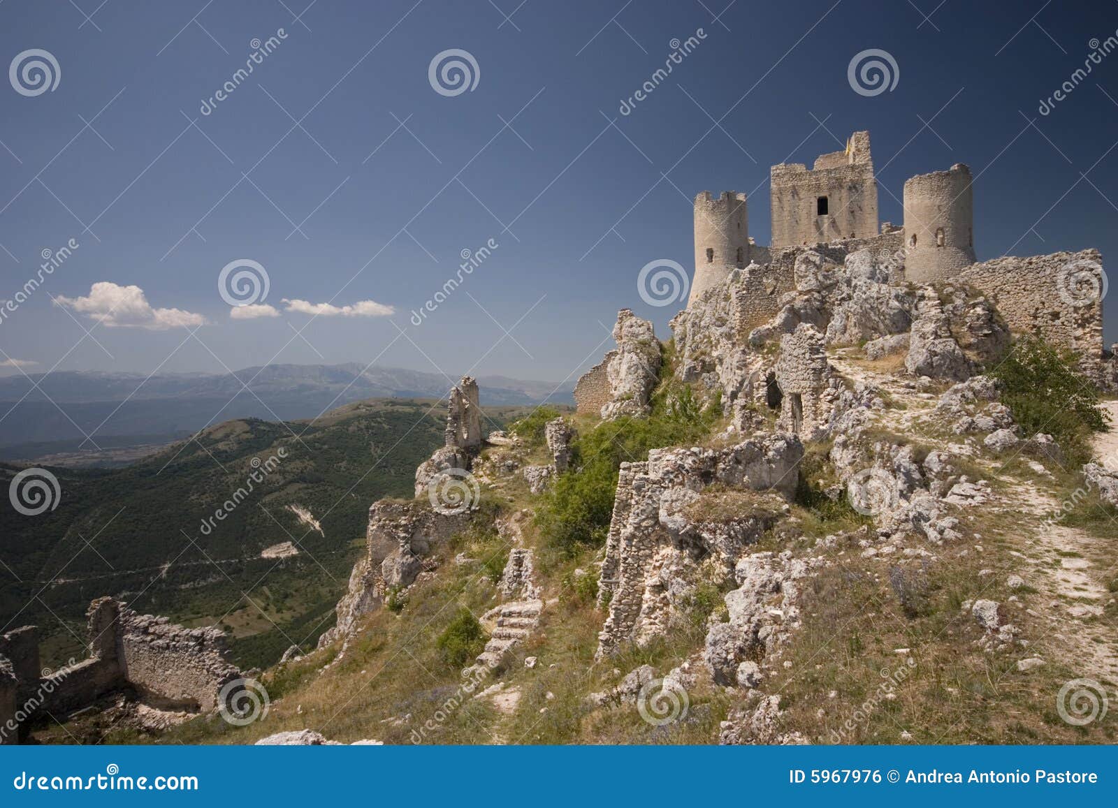The fortress stock photo. Image of landscape, ruin, structure - 5967976