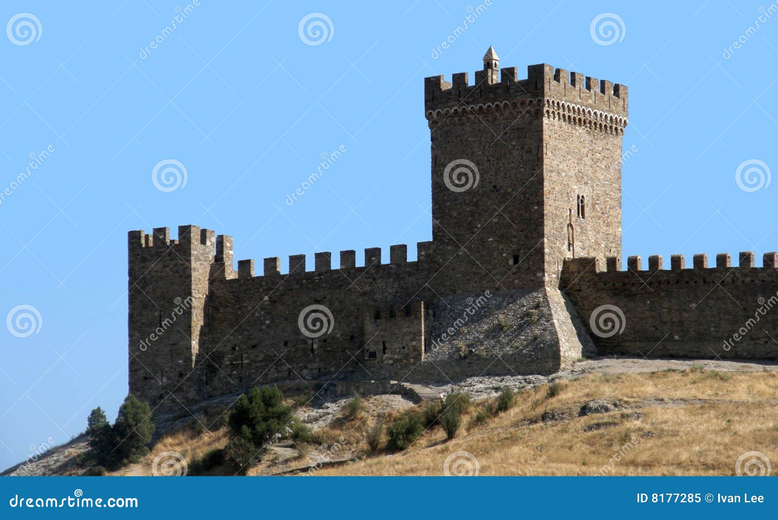 Fortress stock image. Image of excavations, europe, dark - 8177285