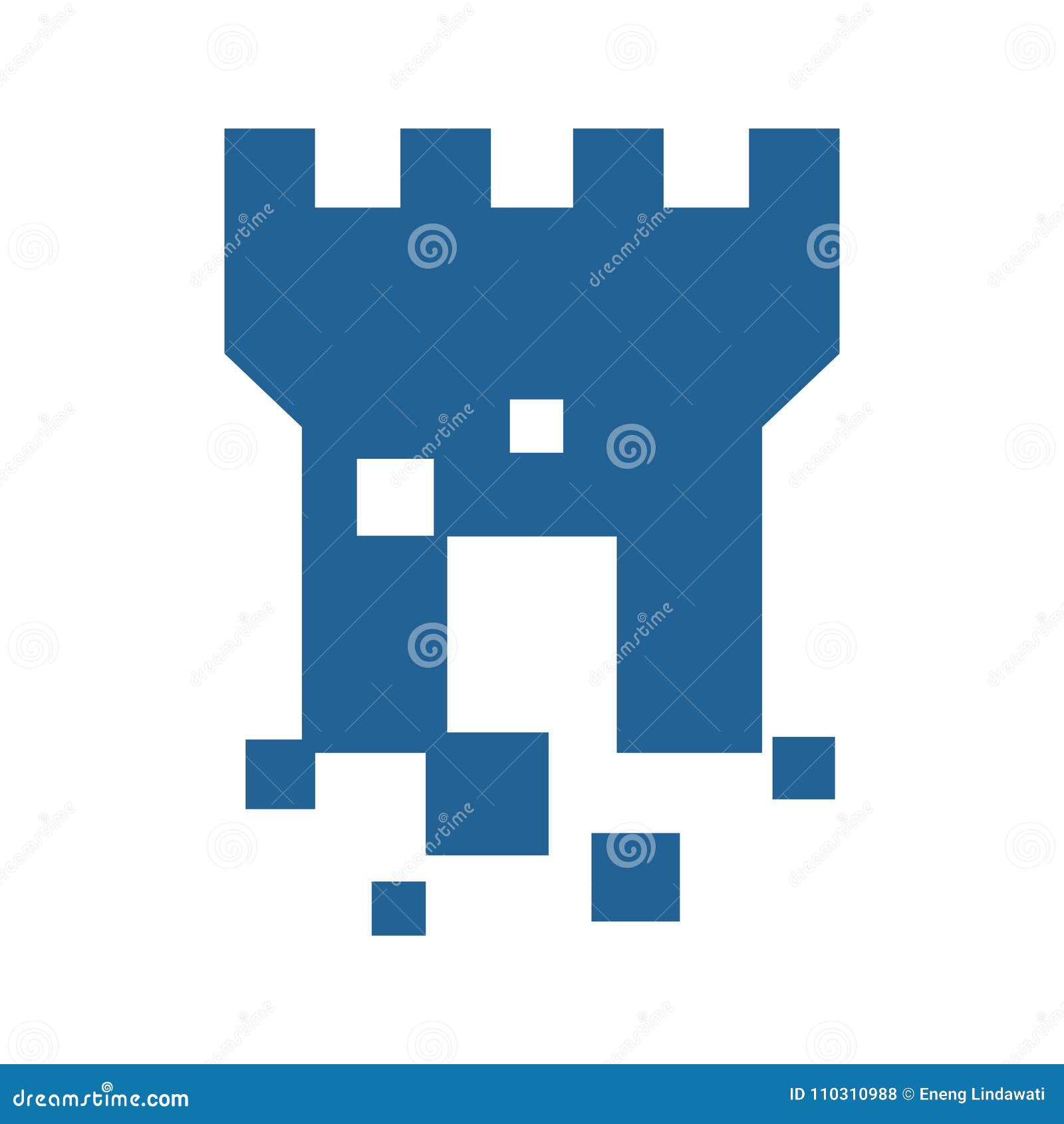 Fortress Abstract Technology Stock Illustration - Illustration of logo ...