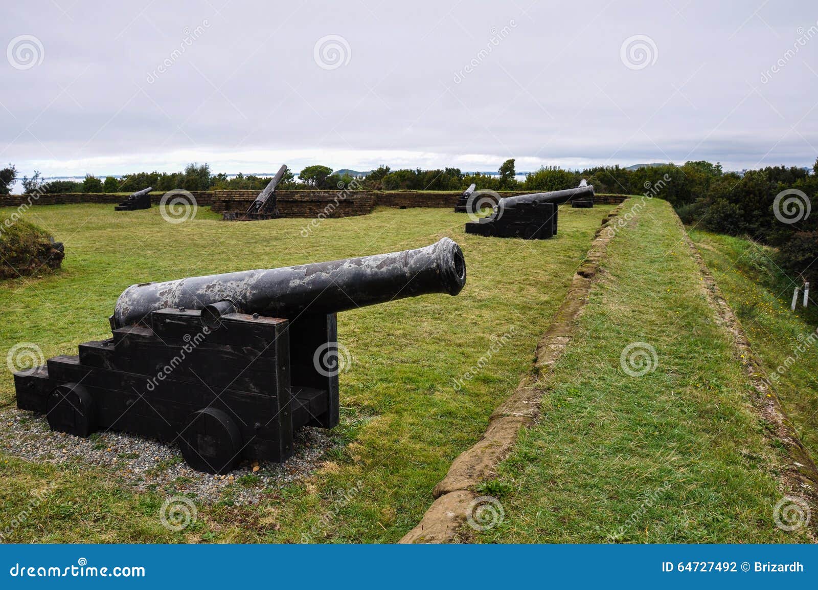 Fortress in Ancud, Chiloe Island, Chile Stock Photo - Image of ...