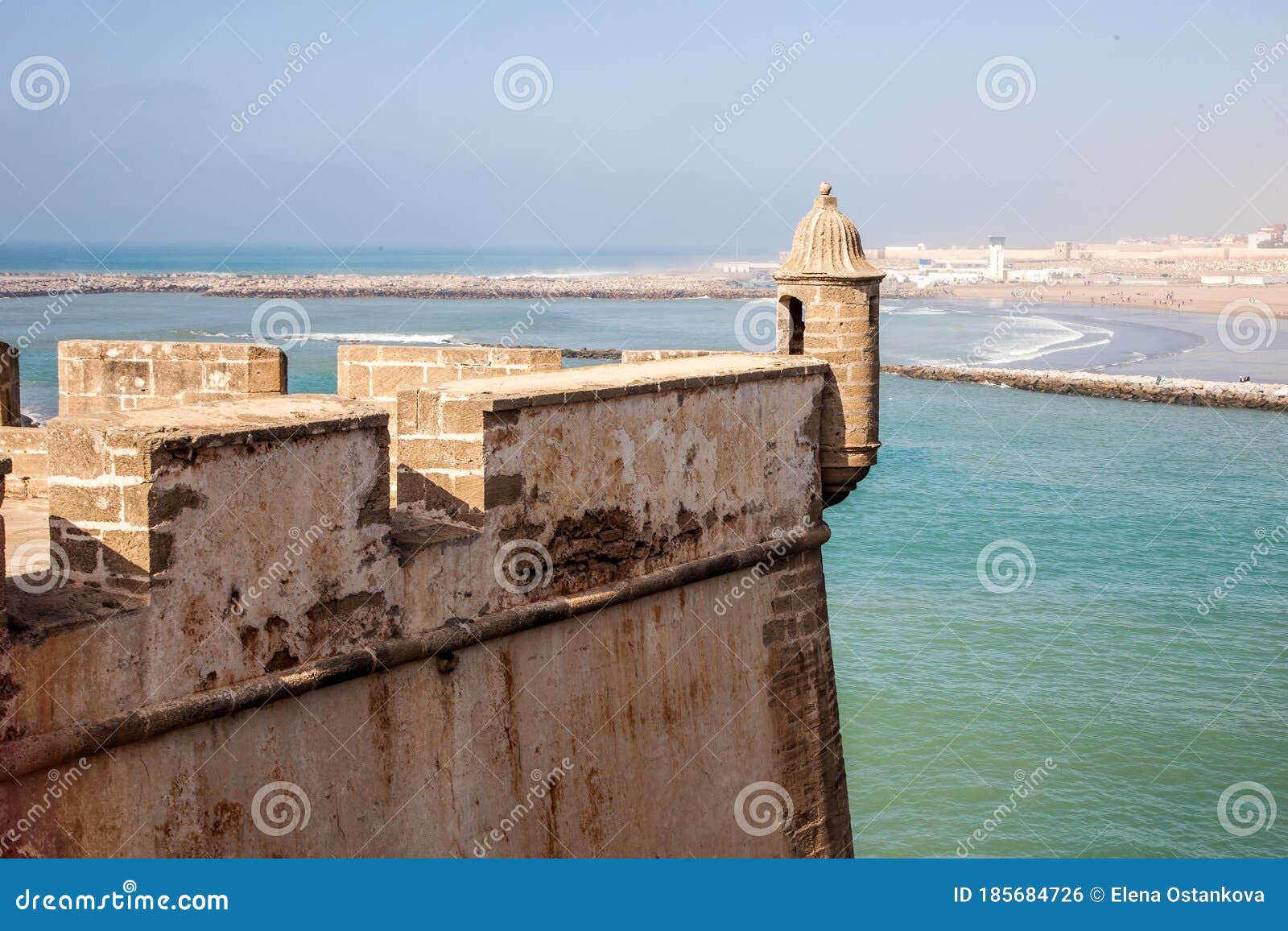 Fortress on the Atlantic Ocean Stock Photo - Image of medieval, tourism ...