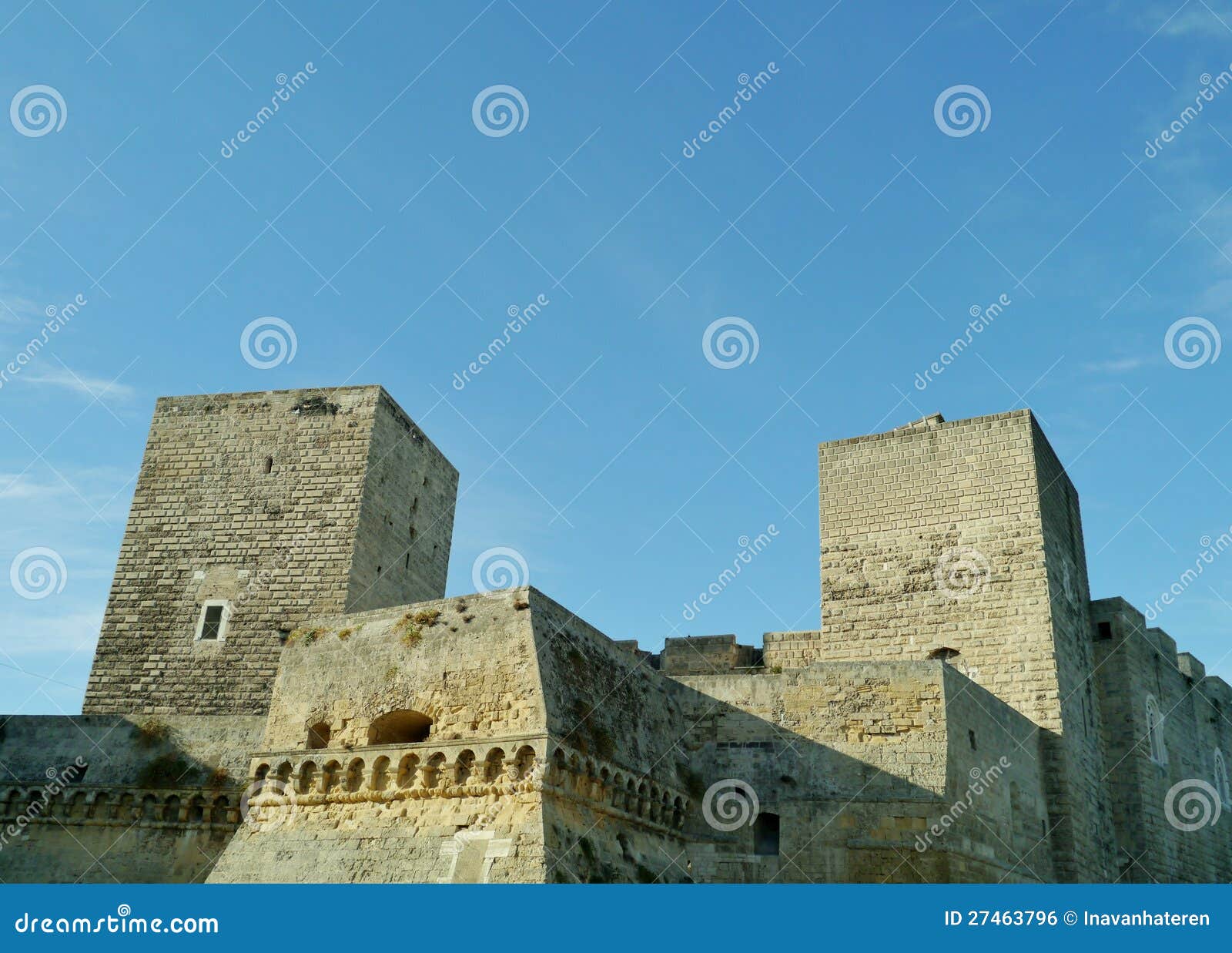 A Fortress in Bari in Italy Stock Photo - Image of bari, gable: 27463796