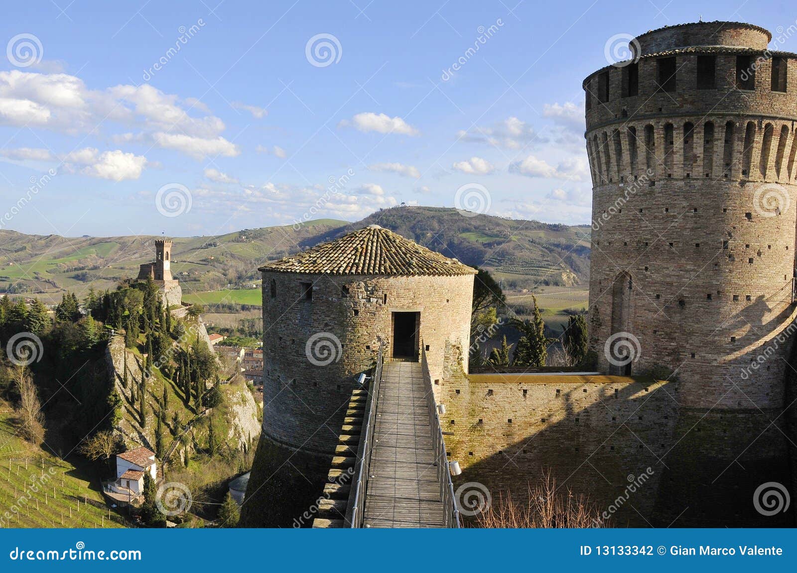 Fortress and bell tower stock photo. Image of historic - 13133342