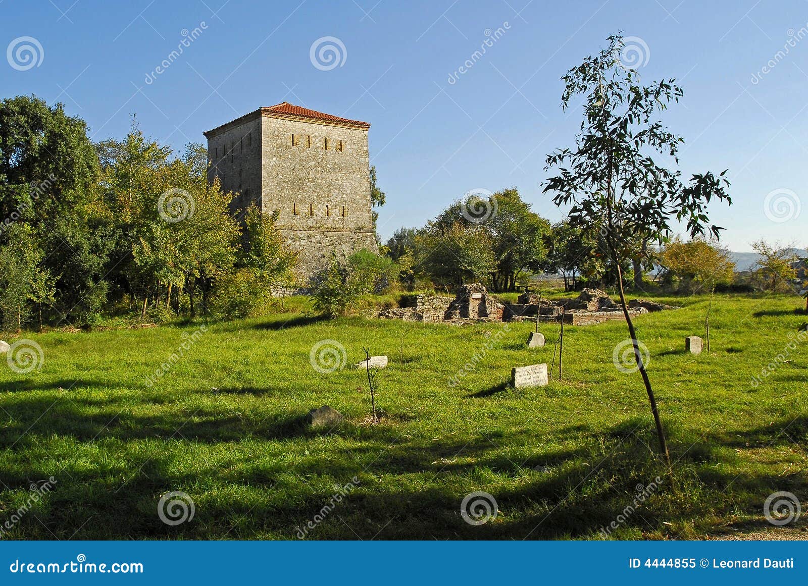 Fortress of butrinti stock image. Image of park, travel - 4444855