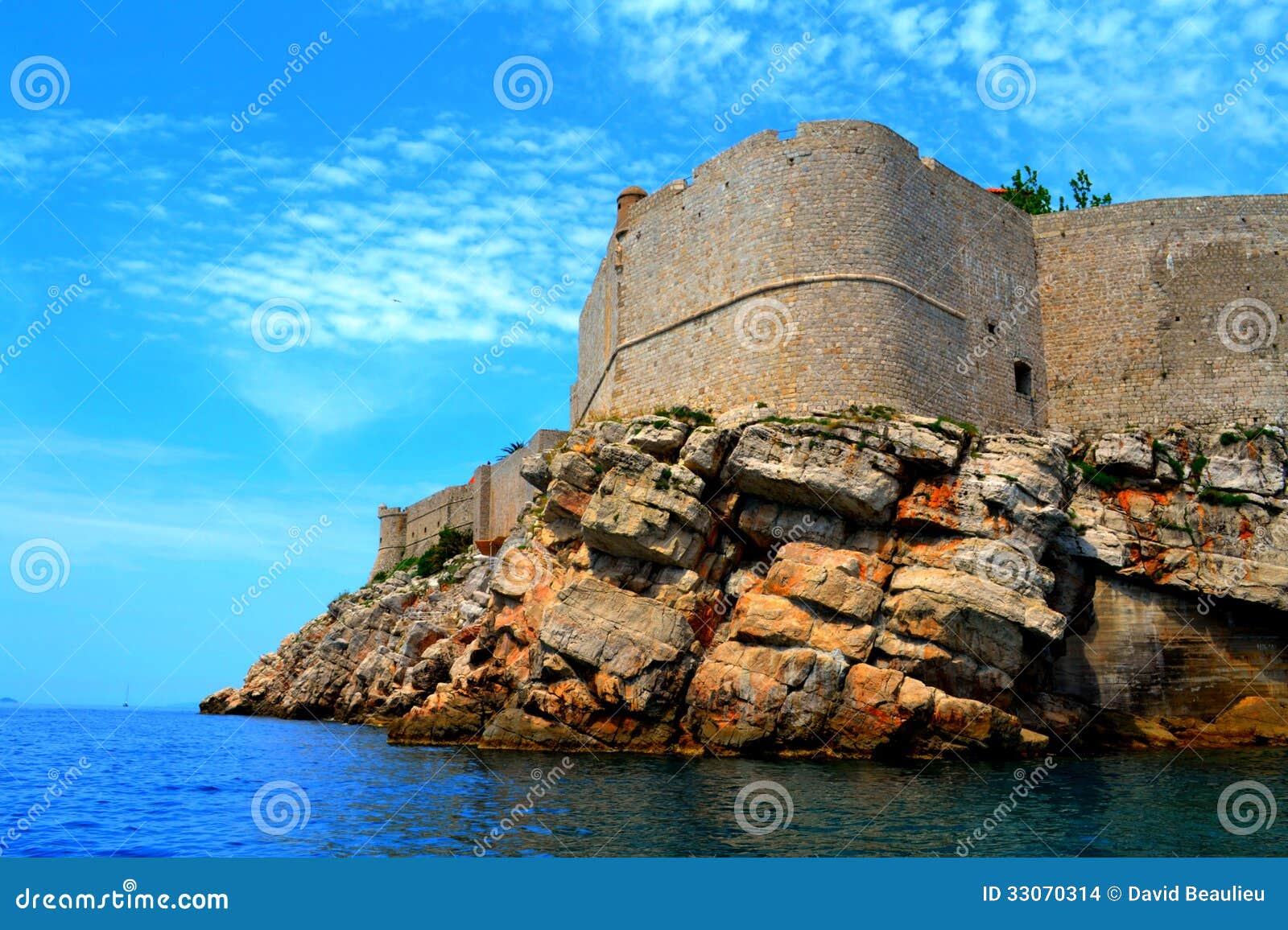 Fortress of Dubrovnik, Croatia Stock Photo - Image of tower, european ...