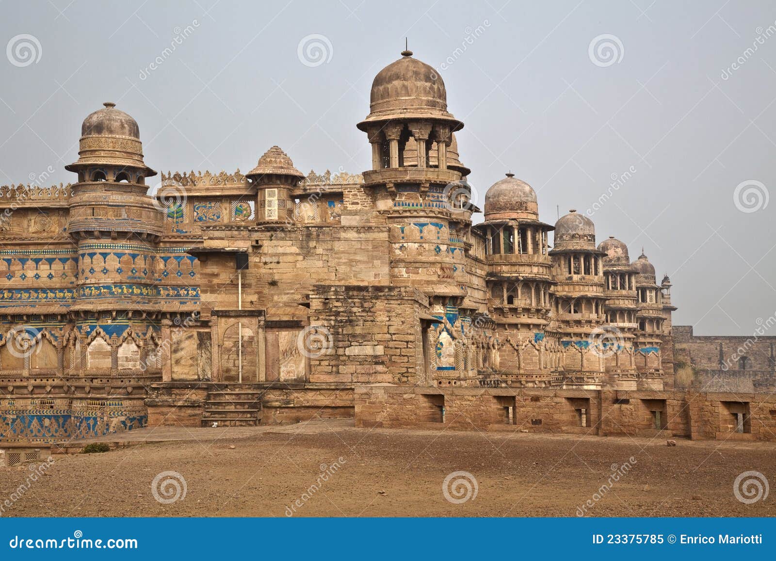 Fortress in India stock image. Image of maharajah, historical - 23375785