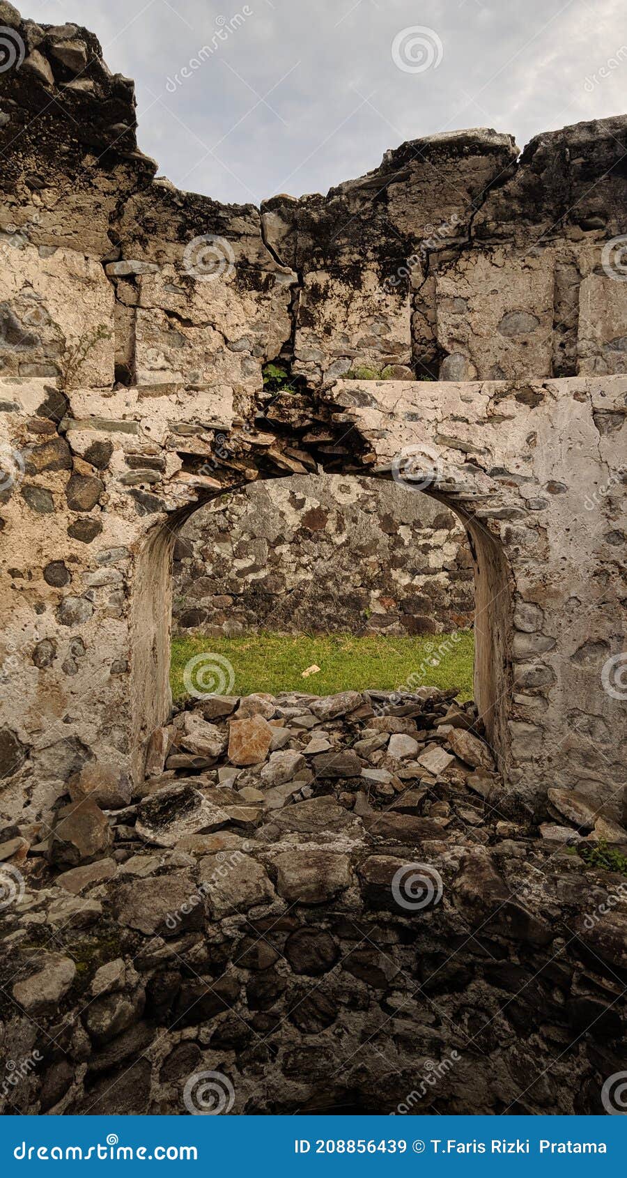 Fortress during the Indonesian Colonial Period Stock Image - Image of ...