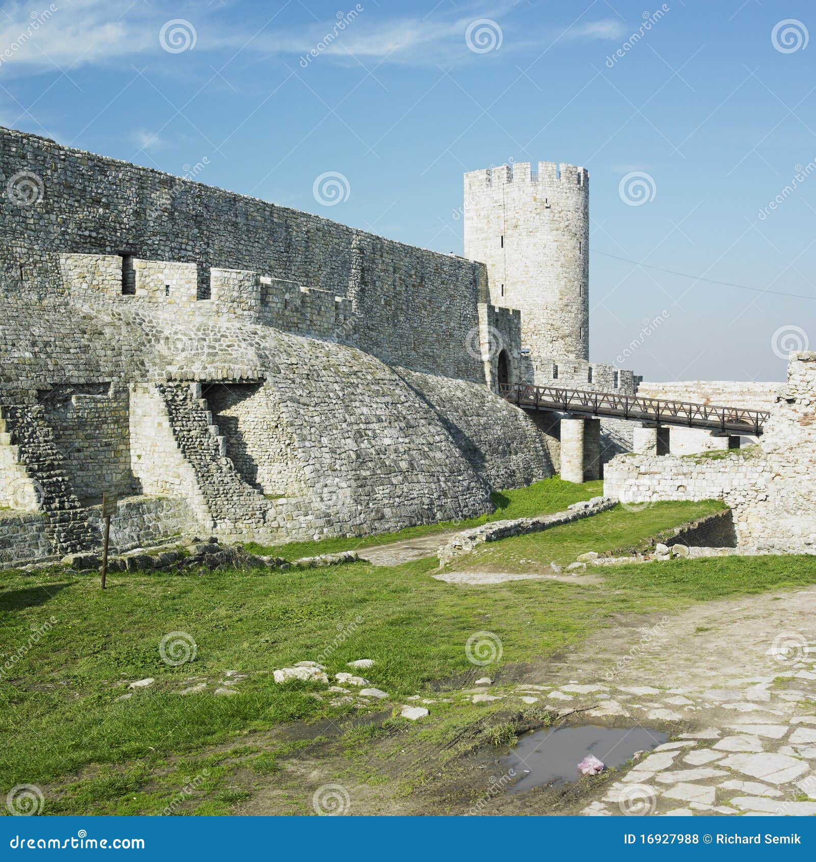 Fortress Kalemegdan stock photo. Image of sights, republic - 16927988