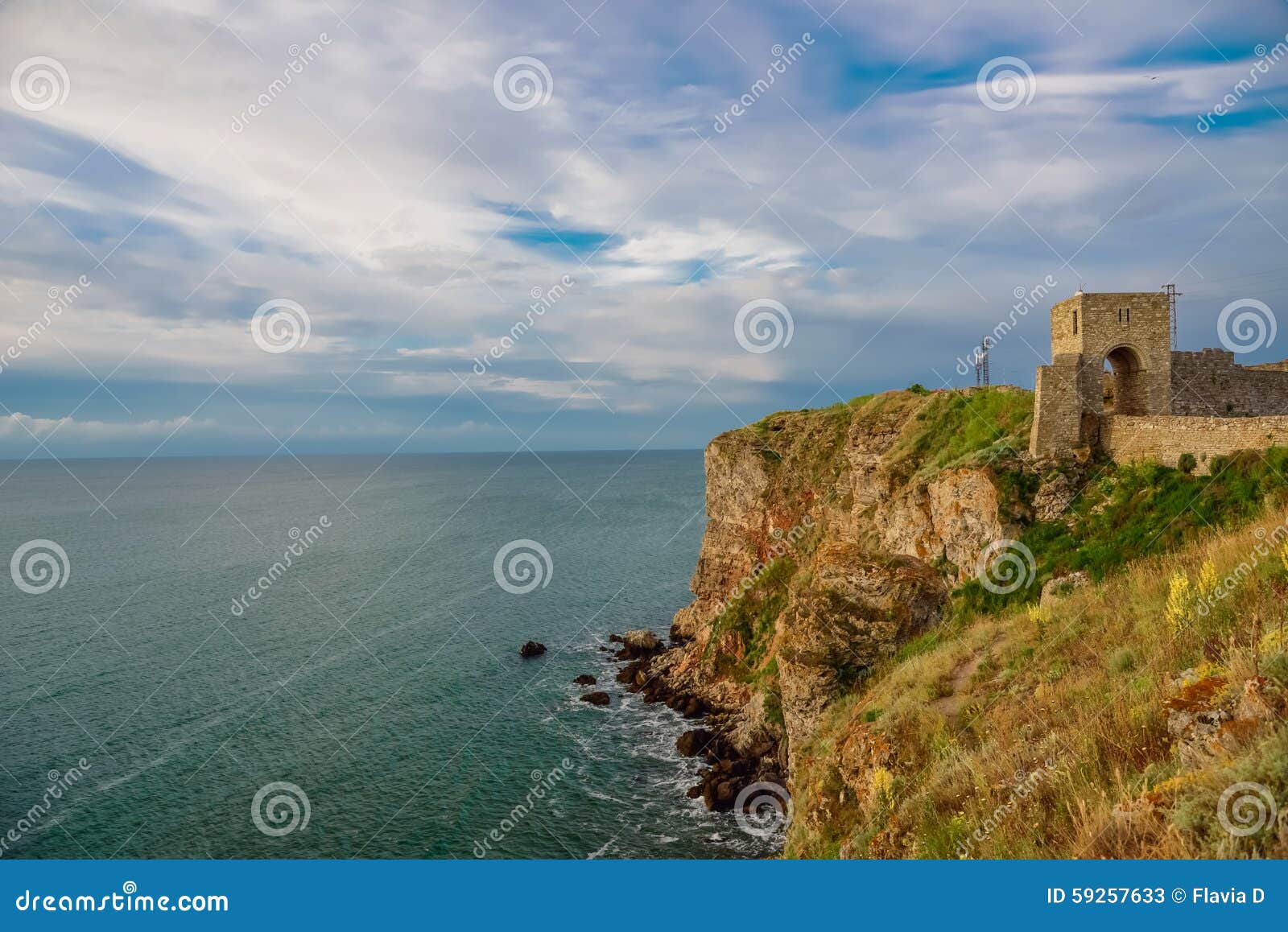 Fortress Kaliakra, Bulgaria Stock Image - Image of gate, stone: 59257633