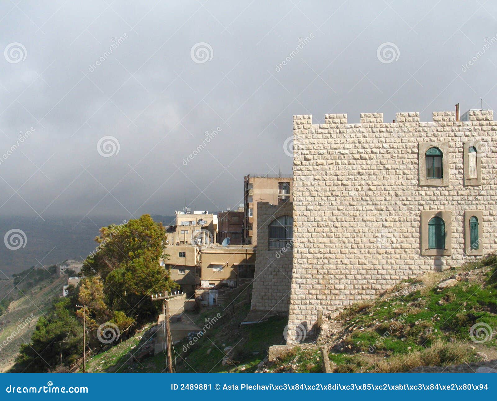 Fortress of Kerak stock image. Image of karak, crusaders - 2489881