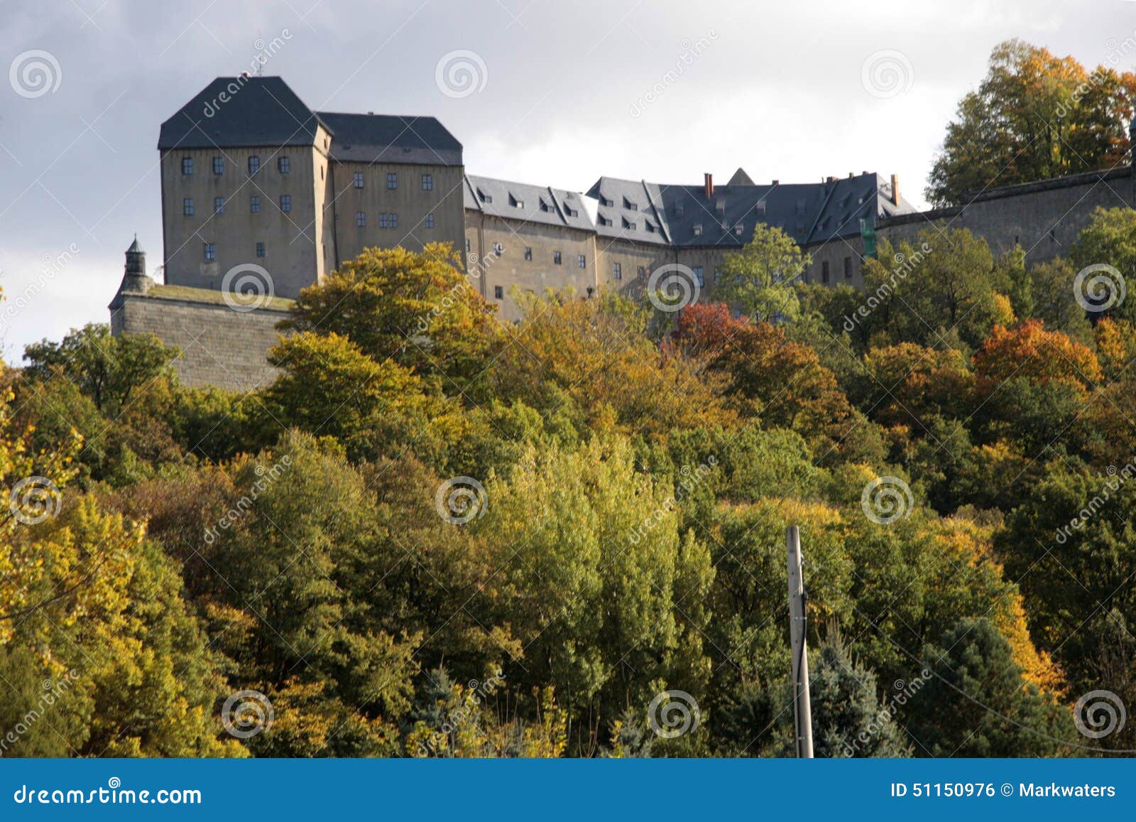 Fortress Koenigstein, Saxony Editorial Photo - Image of ...