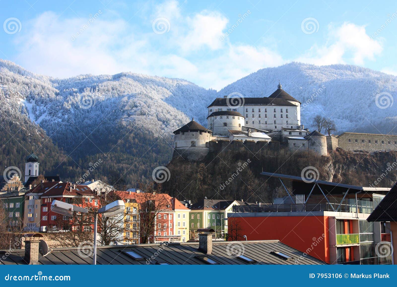 Fortress of Kufstein stock photo. Image of rock, tower - 7953106