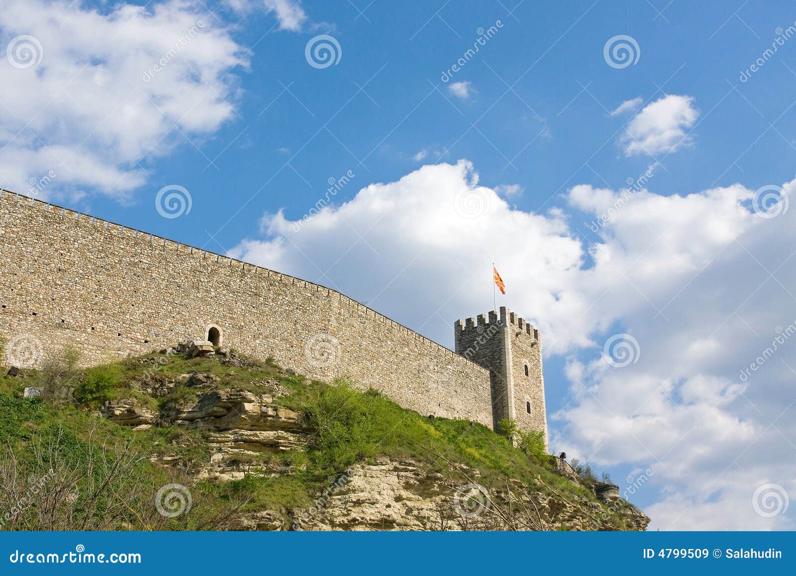 Fortress macedonia stock image. Image of city, wall, macedonia - 4799509