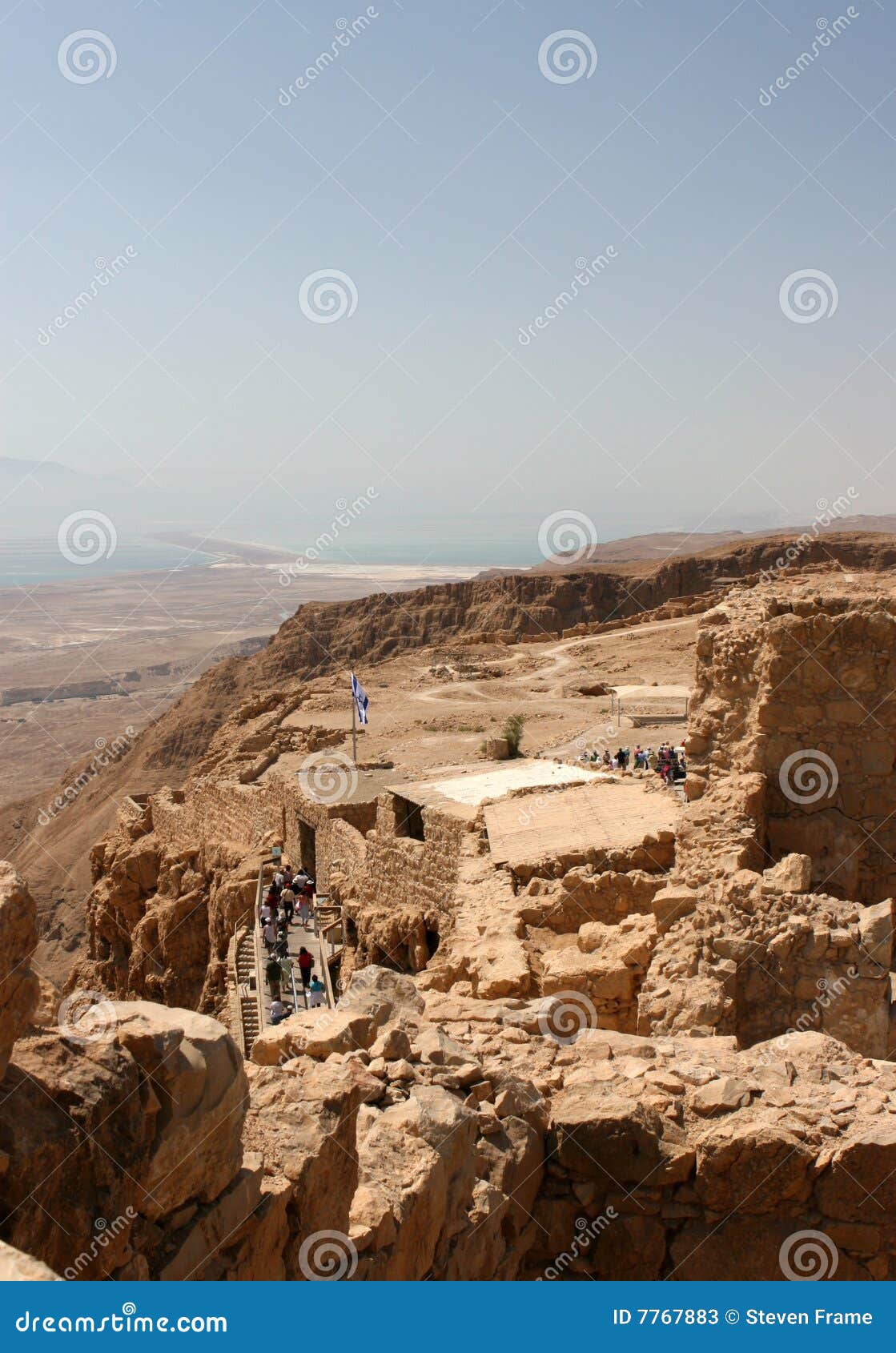 Fortress of Masada, Israel stock image. Image of king - 7767883