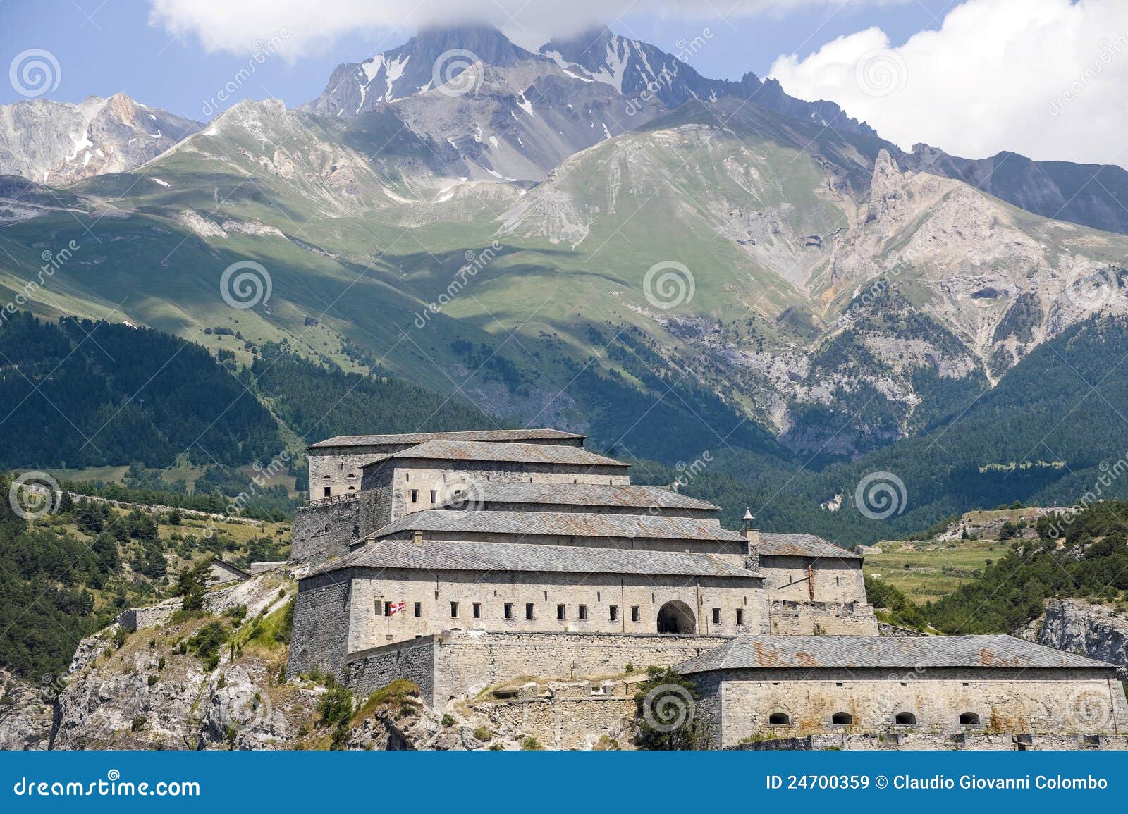 Fortress near Modane stock image. Image of historic, building - 24700359
