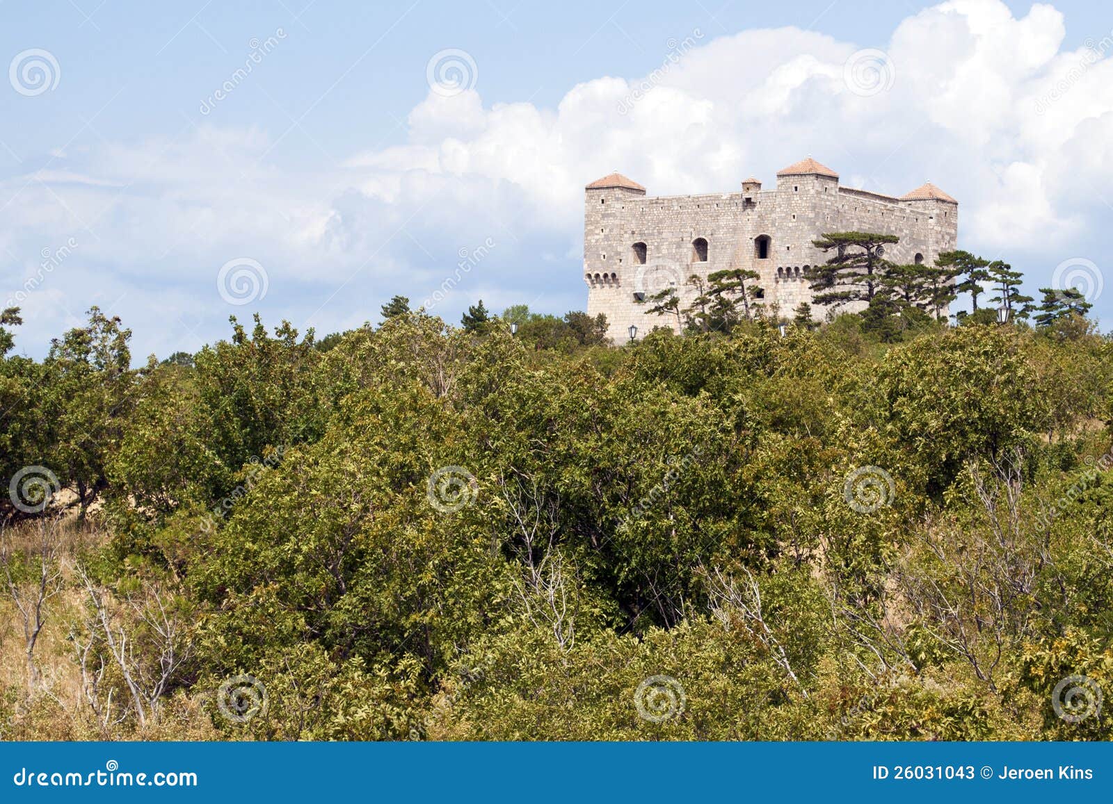 Fortress Nehaj - Senj stock image. Image of coast, castle - 26031043