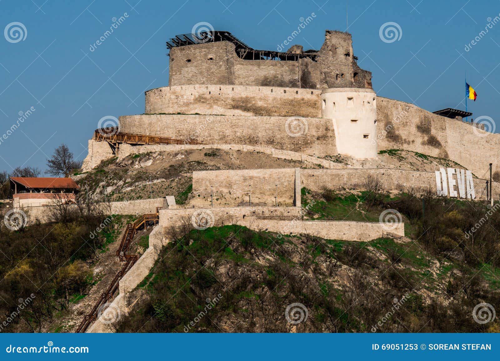 Fortress stock image. Image of construction, fagaras - 69051253