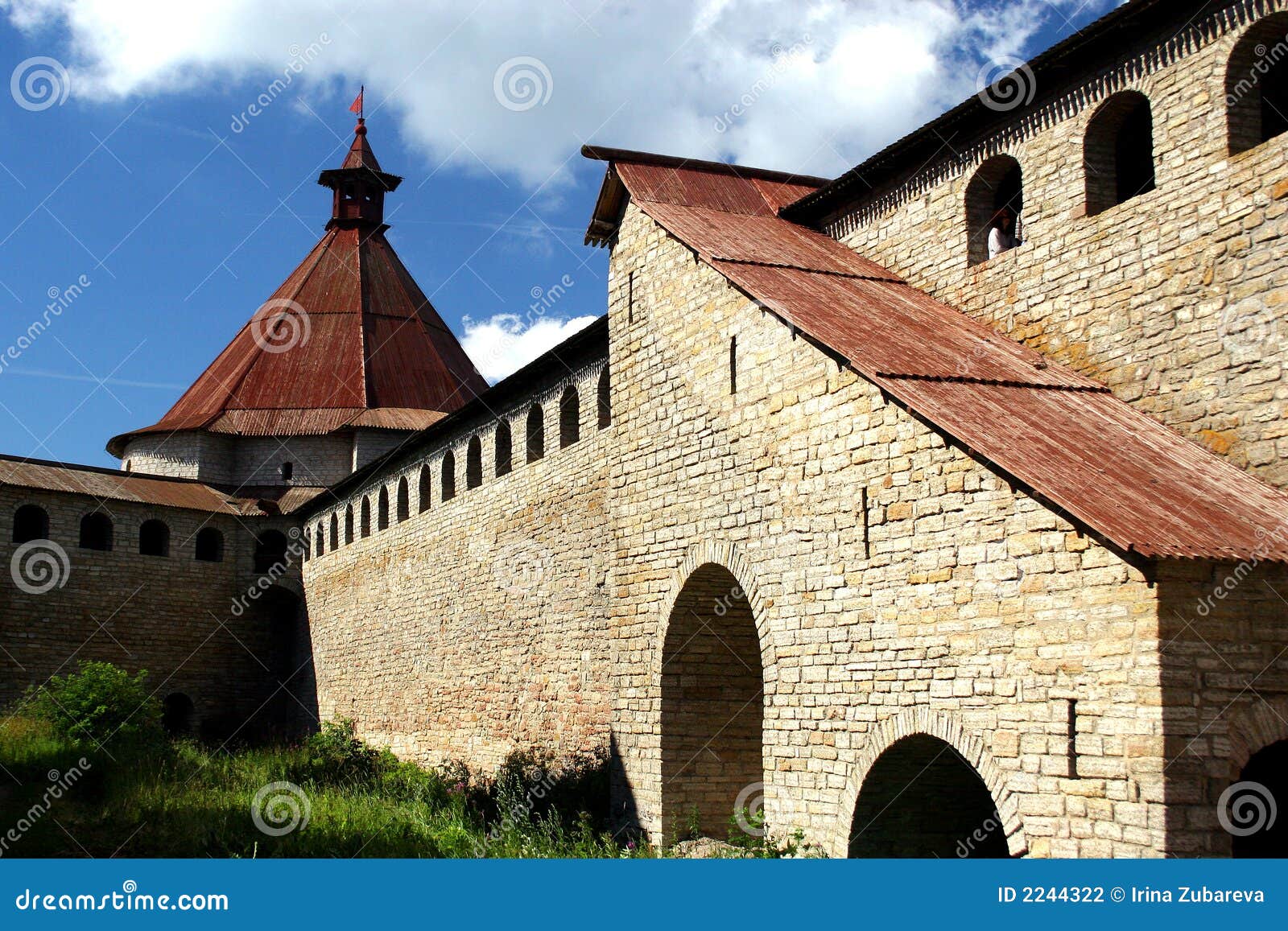 Fortress Oreshek Shlisselburg Stock Photo - Image of church, history ...