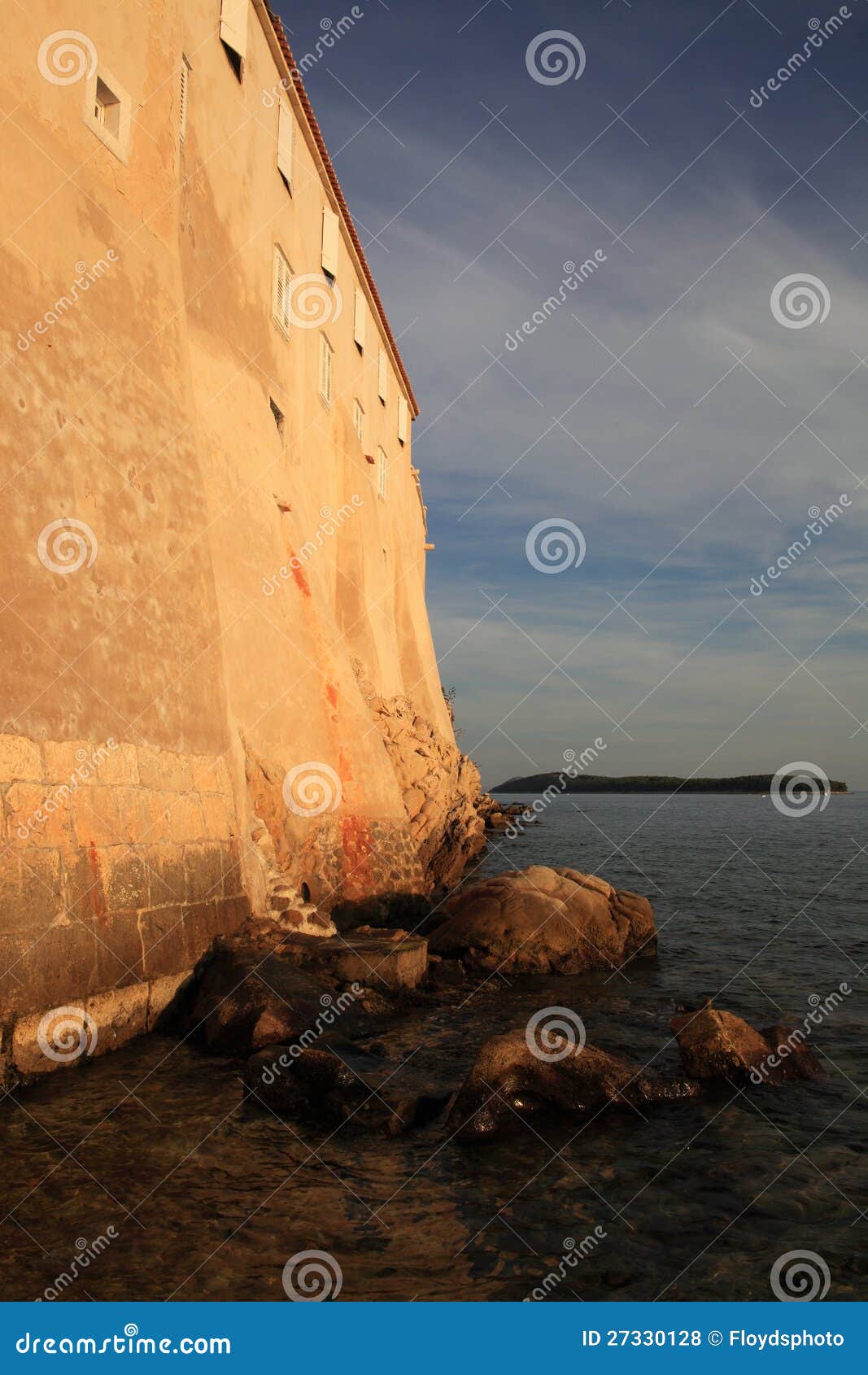 Fortress Rab town stock photo. Image of tourist, rocks - 27330128