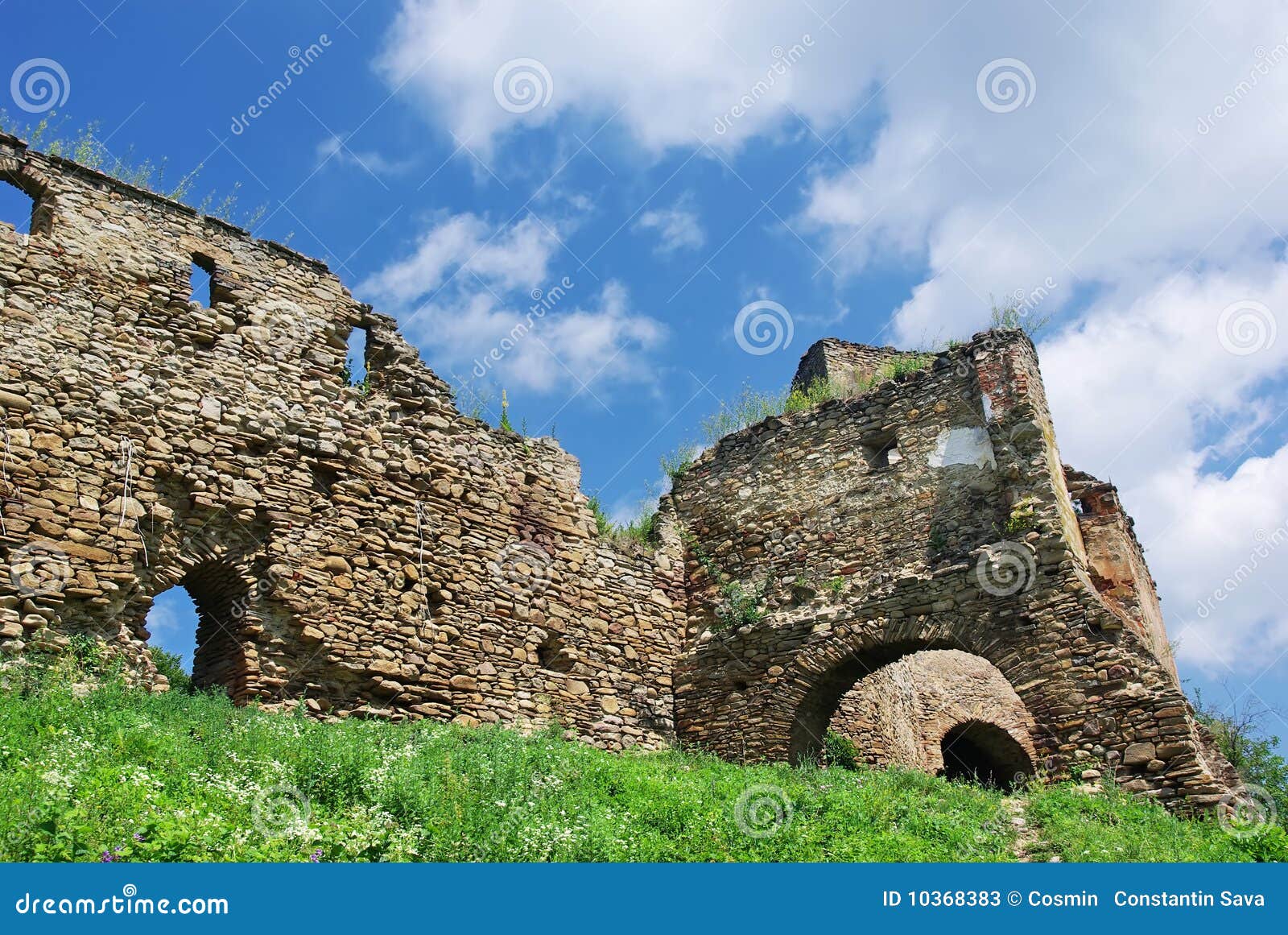 Fortress ruins stock image. Image of entrance, facades - 10368383