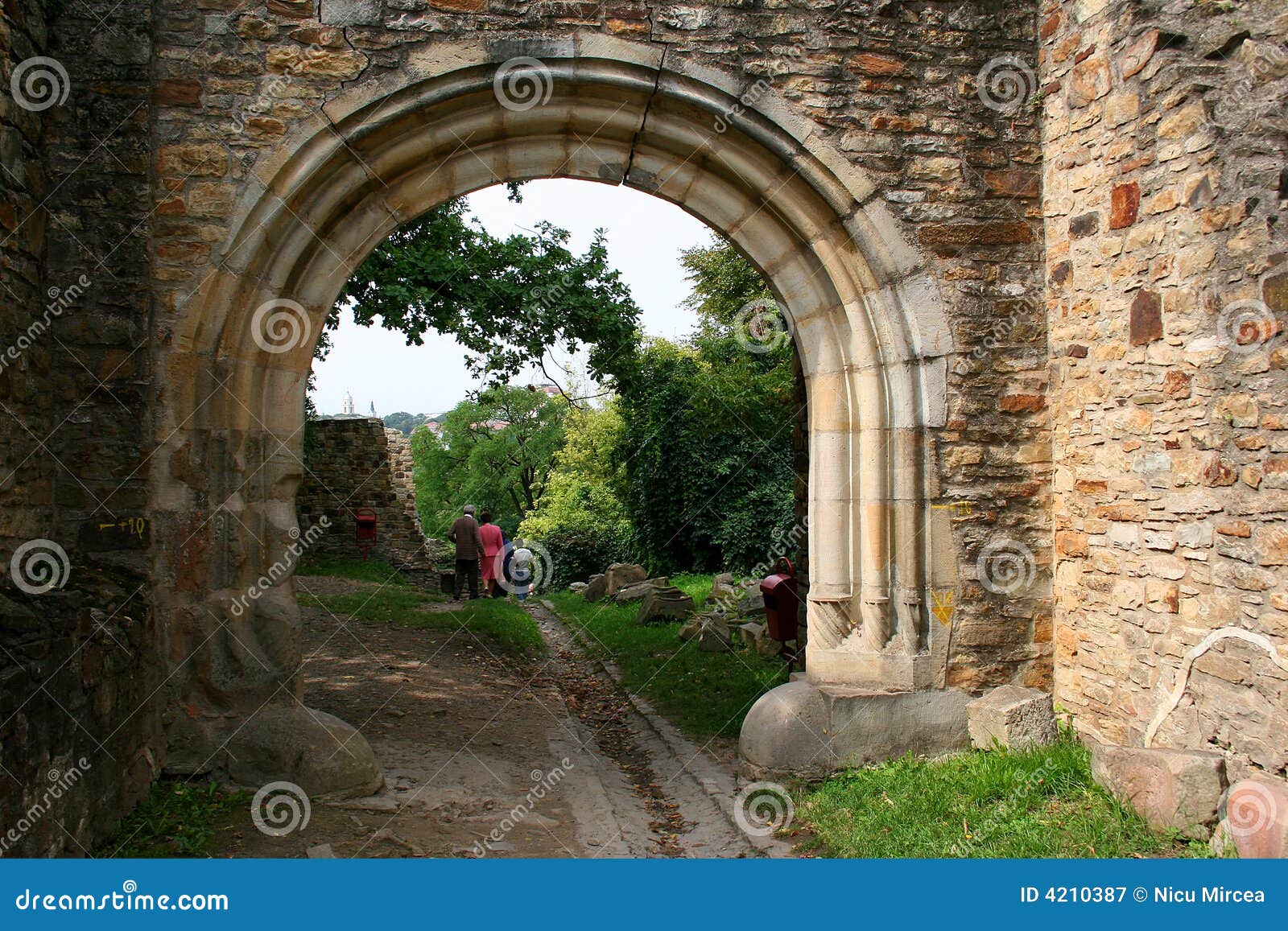 Fortress ruins stock image. Image of archaic, decrepit - 4210387