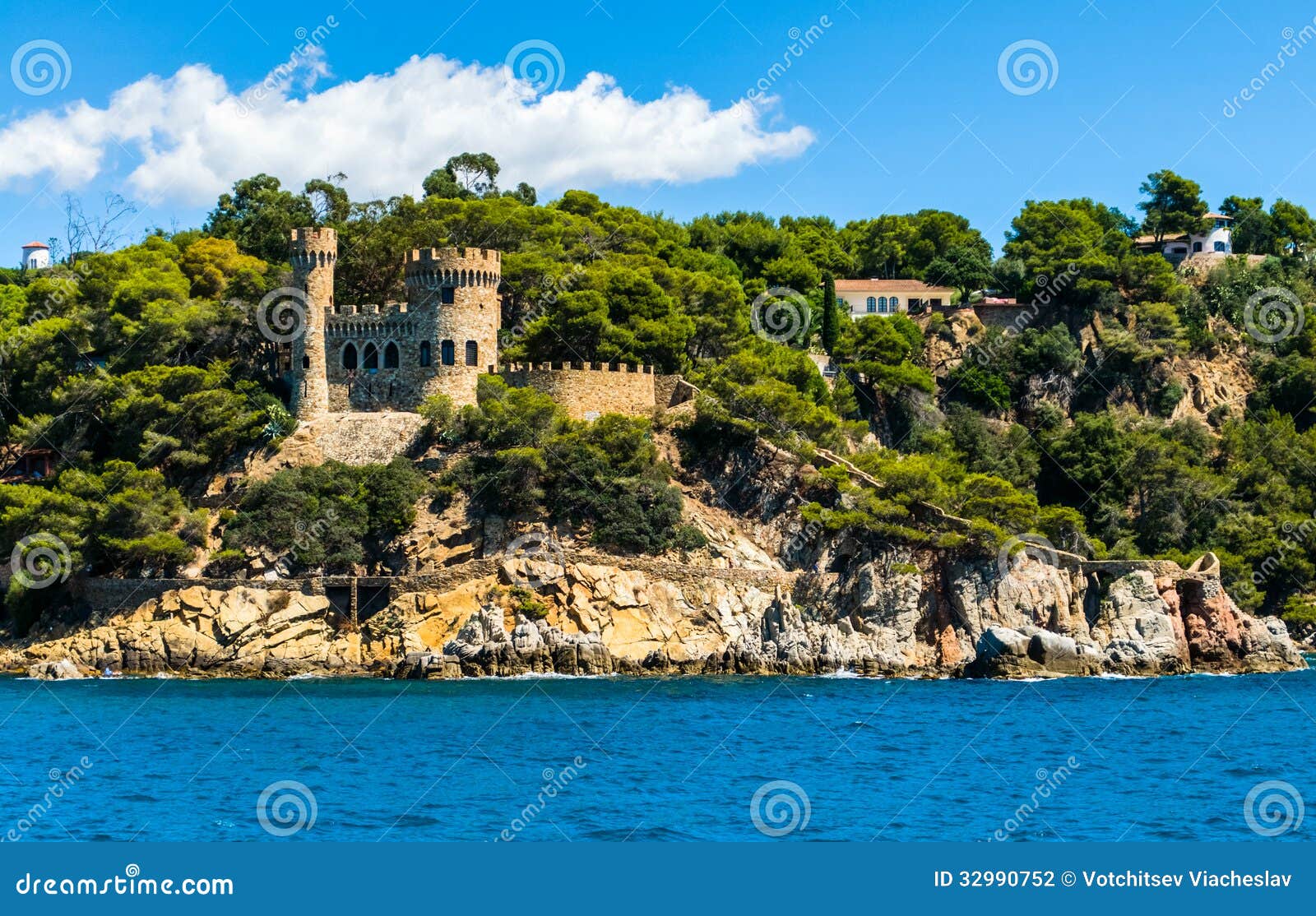Fortress on the sea stock photo. Image of fort, panorama - 32990752