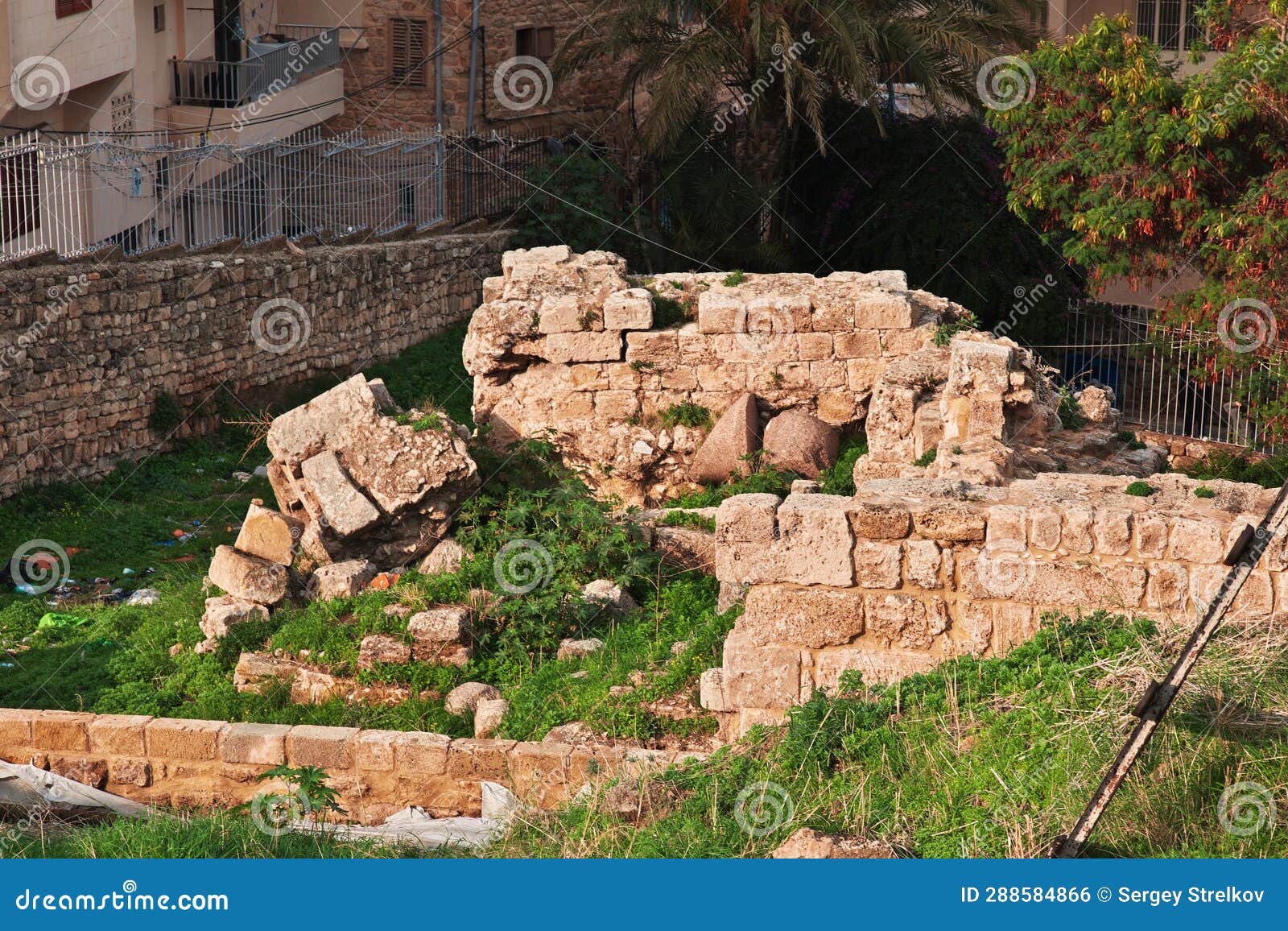 The Fortress in Sidon, Sayda, Lebanon Stock Photo - Image of harbour ...
