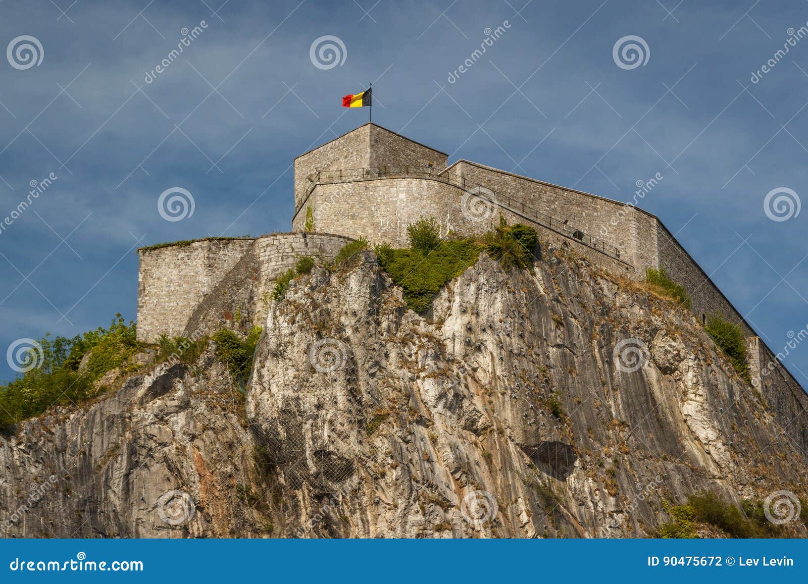 Fortress Standing Above Dinant Stock Photo - Image of standing ...