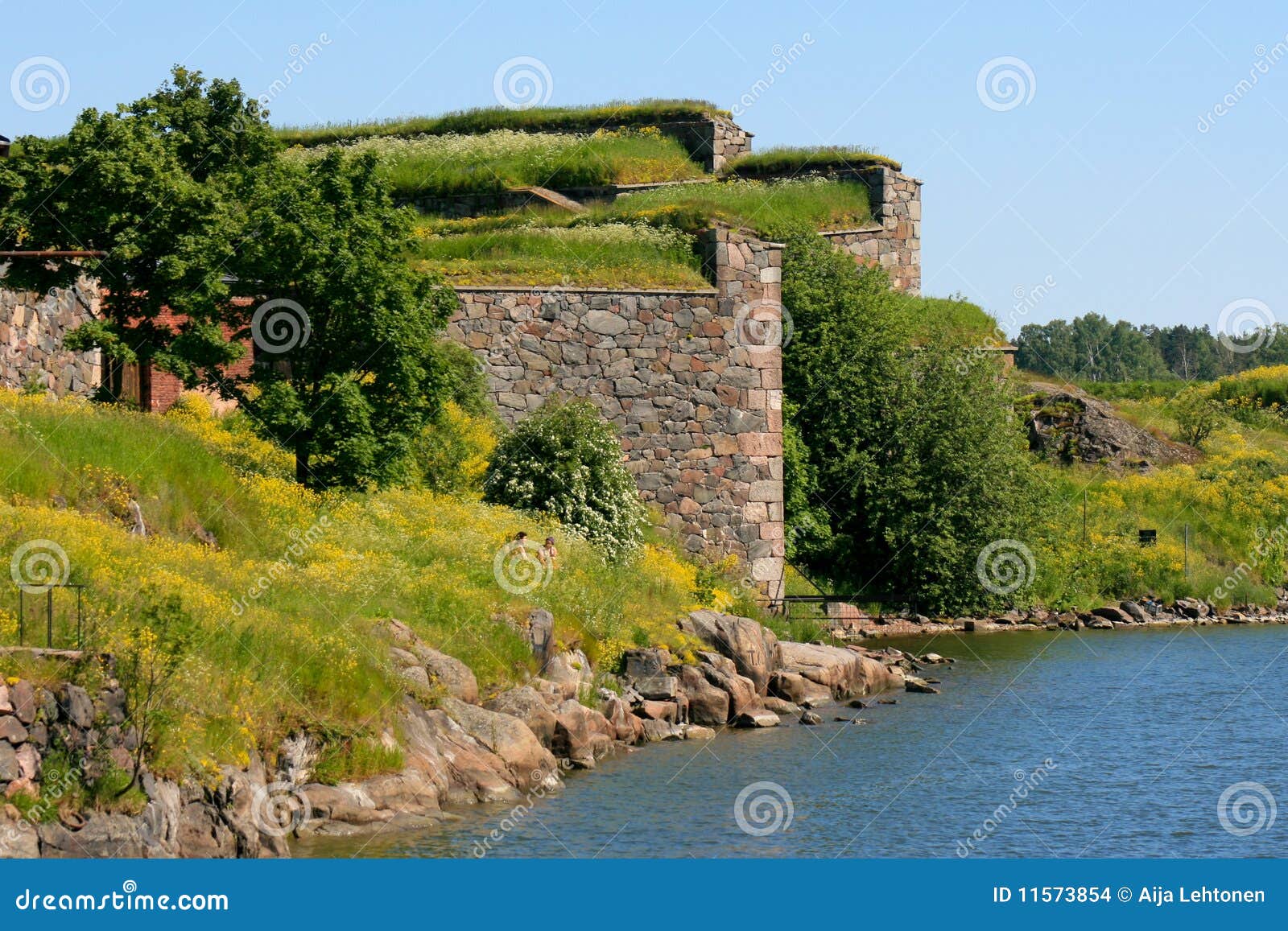 Fortress of Suomenlinna stock photo. Image of picnic - 11573854