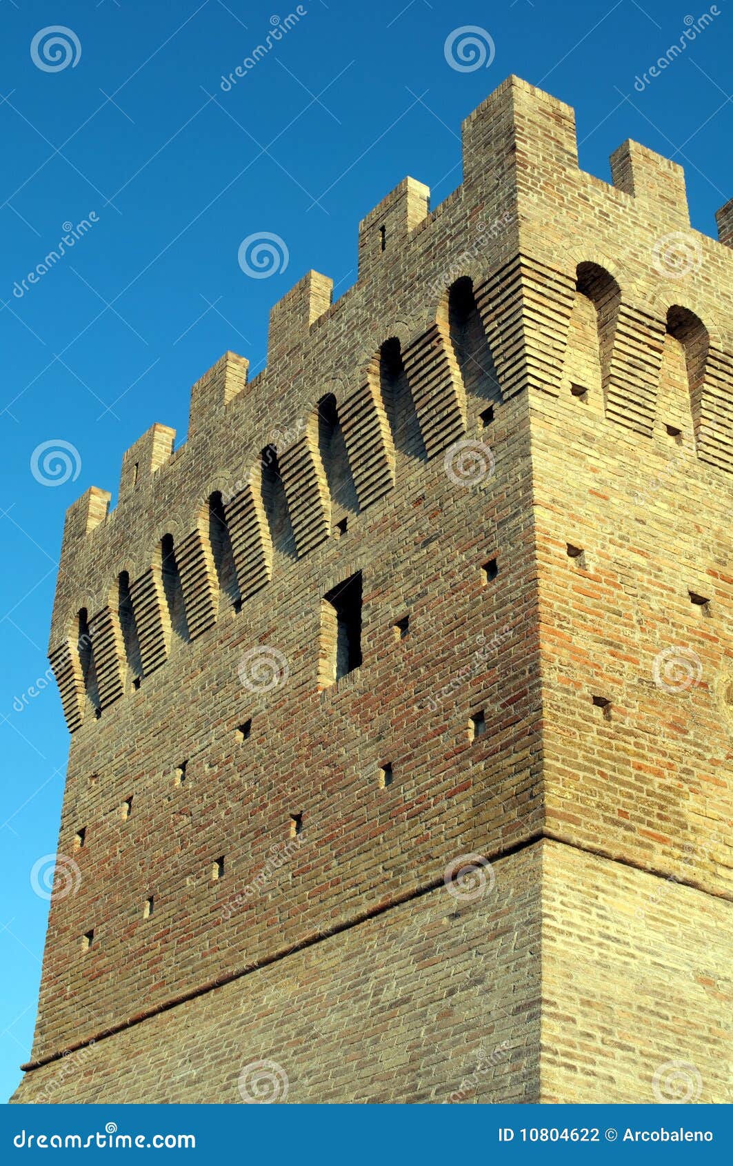 Fortress tower stock photo. Image of building, mountain - 10804622