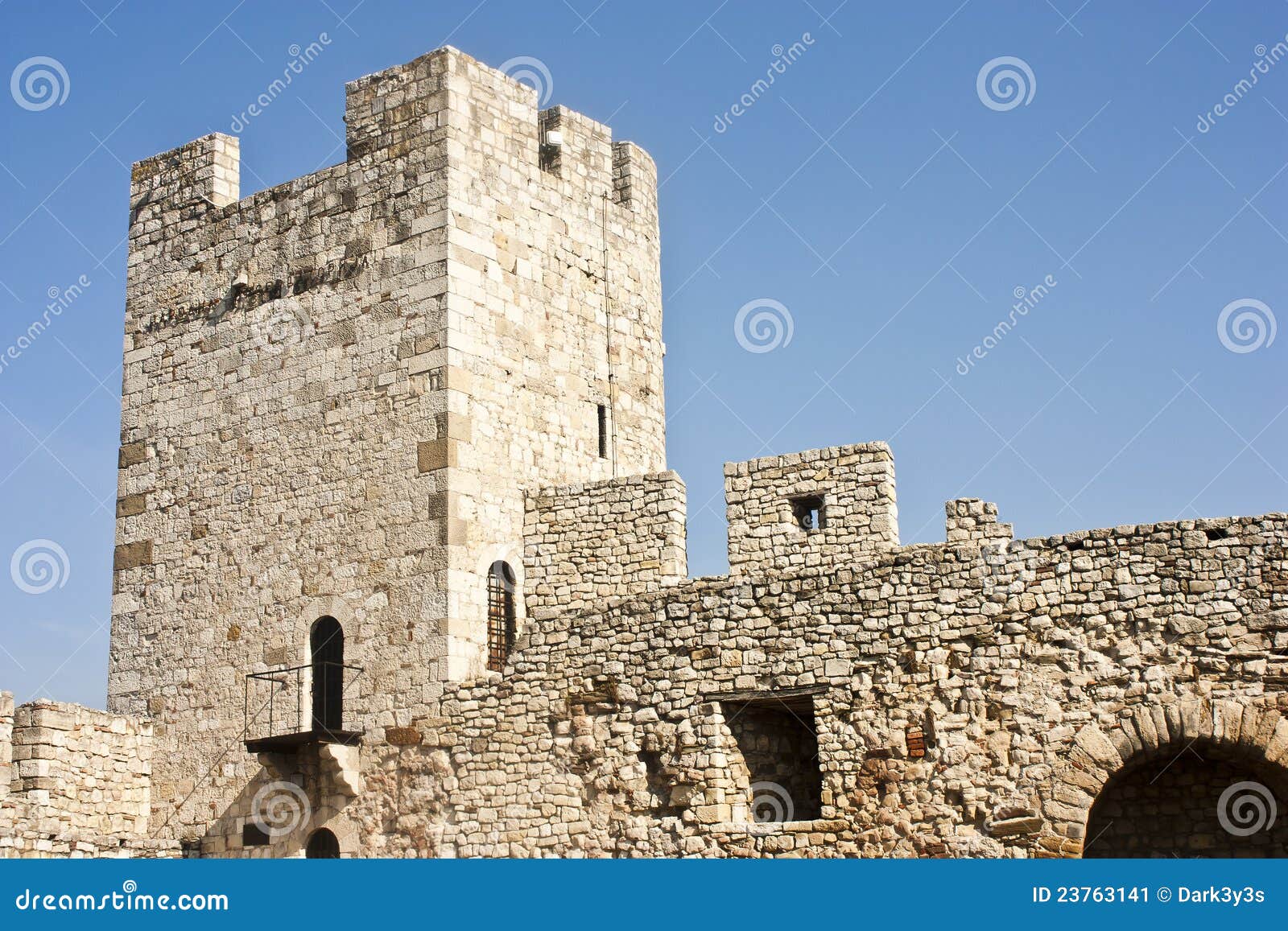 Fortress tower stock image. Image of history, travel - 23763141