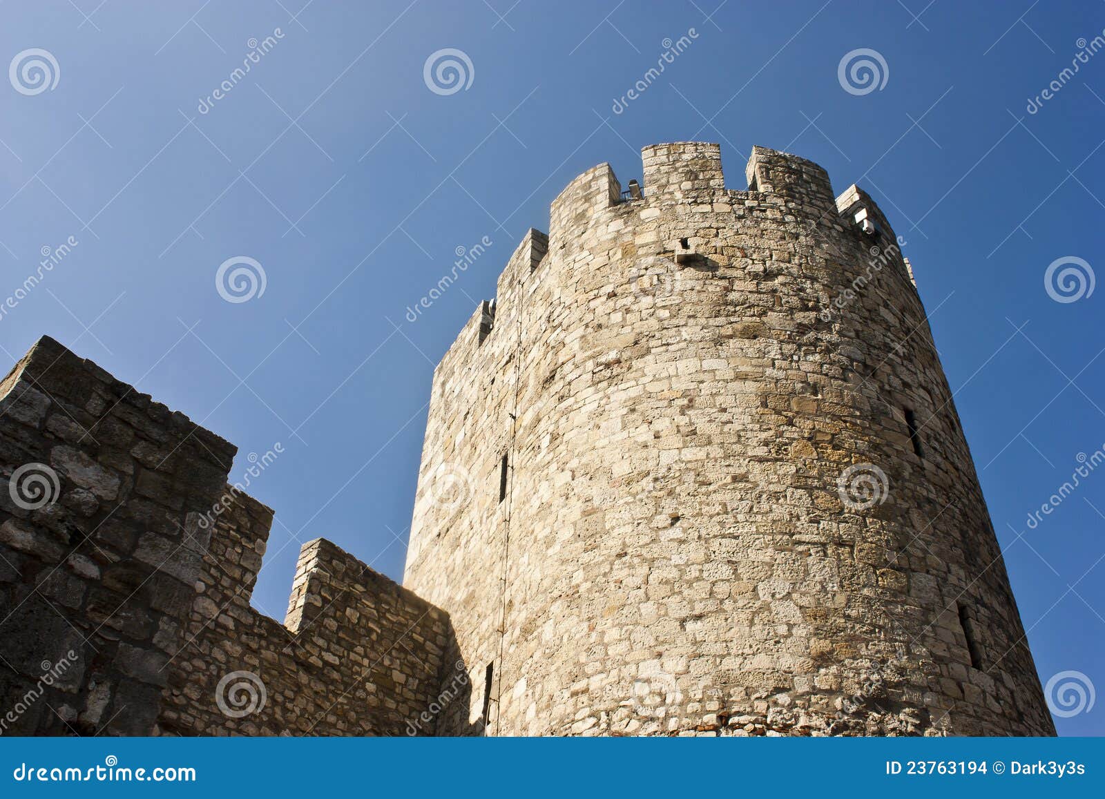 Fortress tower stock photo. Image of touristic, bricks - 23763194