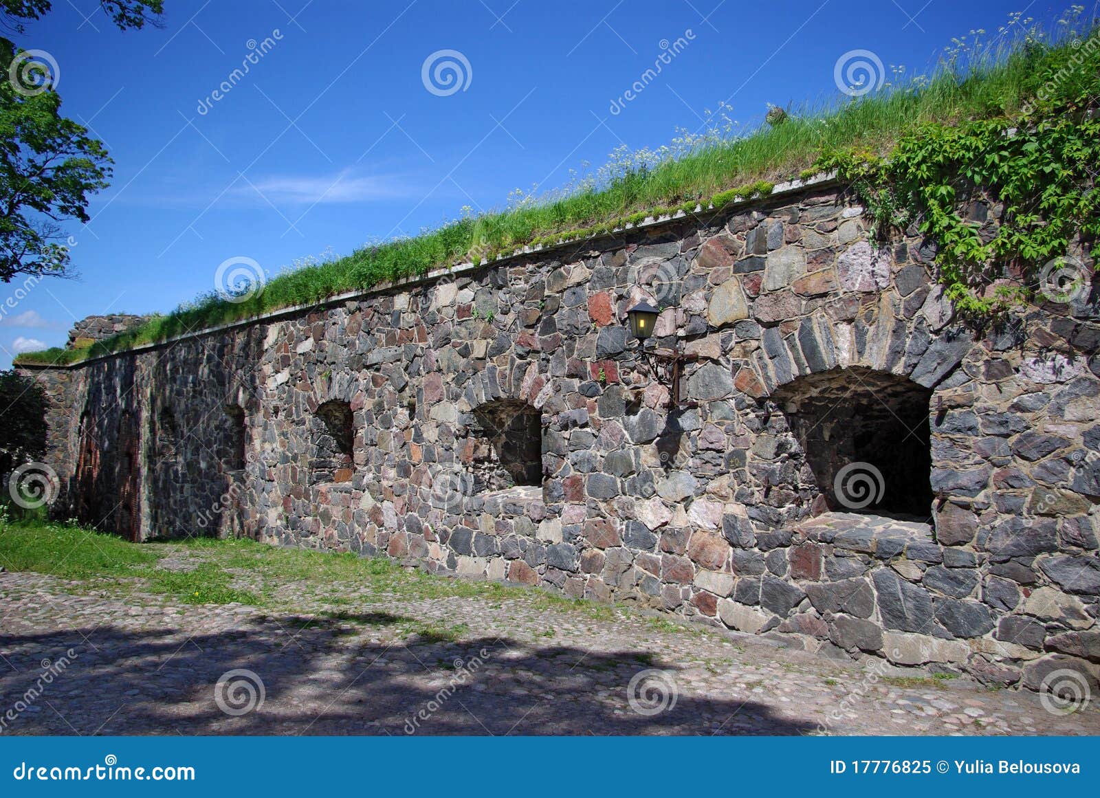 Fortress wall stock image. Image of landmark, construction - 17776825