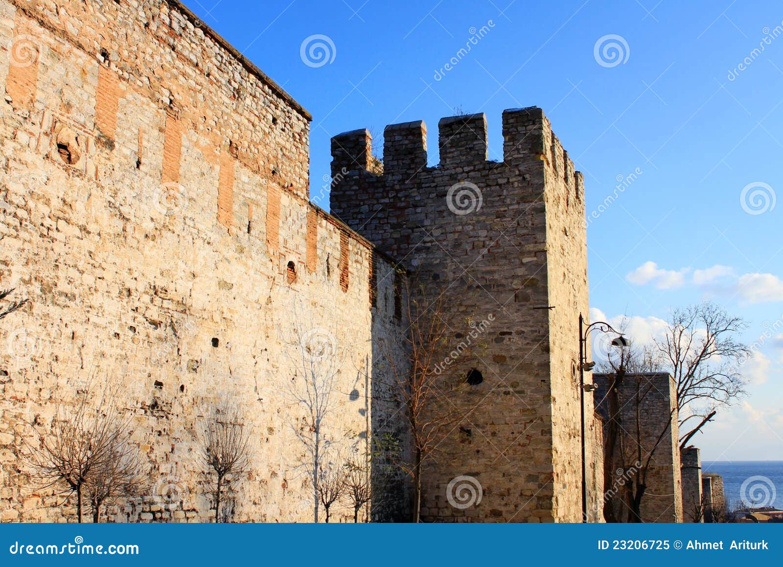 Fortress wall stock image. Image of building, protection - 23206725