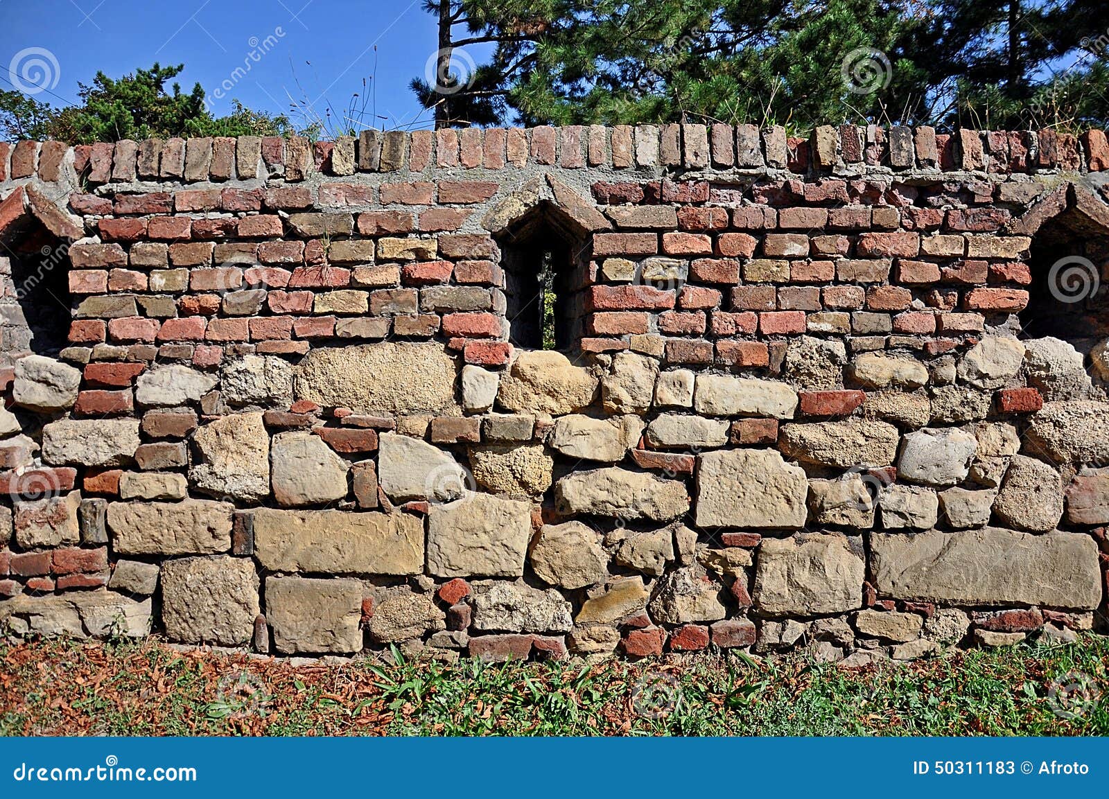 Fortress wall stock image. Image of heritage, exterior - 50311183
