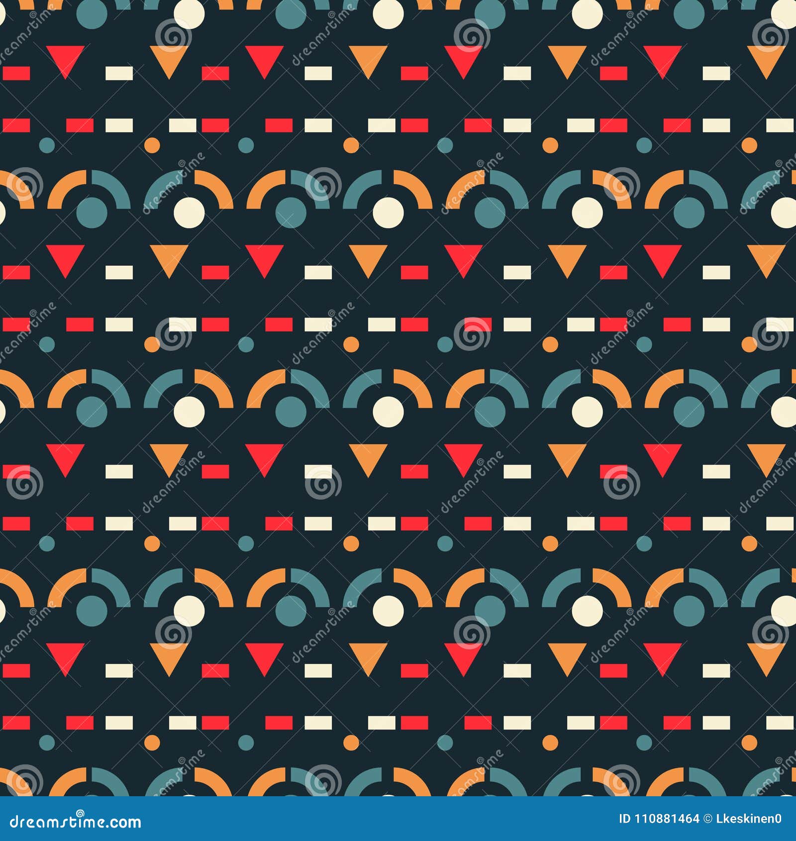 Fortress Walls Pattern Seamless Design Stock Vector - Illustration of ...