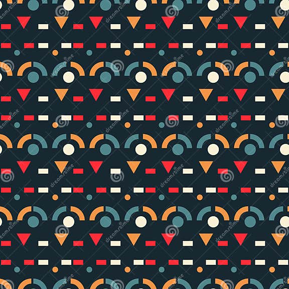 Fortress Walls Pattern Seamless Design Stock Vector - Illustration of ...