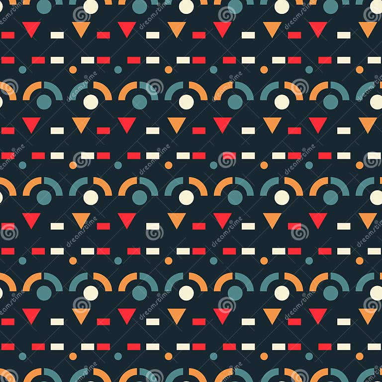 Fortress Walls Pattern Seamless Design Stock Vector - Illustration of ...