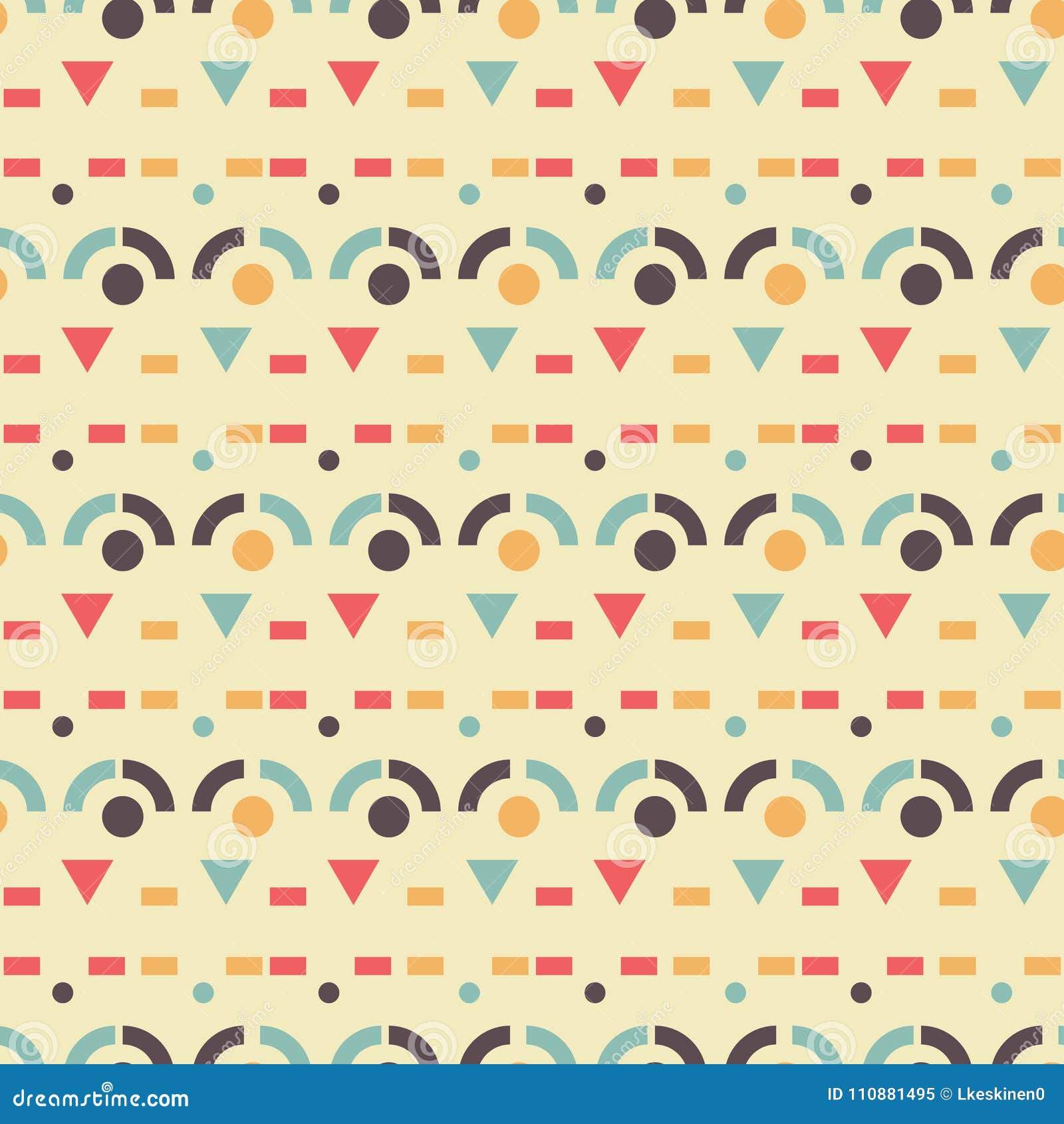 Fortress Walls Pattern Seamless Design Stock Vector - Illustration of ...