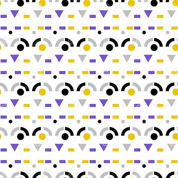 Fortress Walls Pattern Seamless Design Stock Vector - Illustration of ...