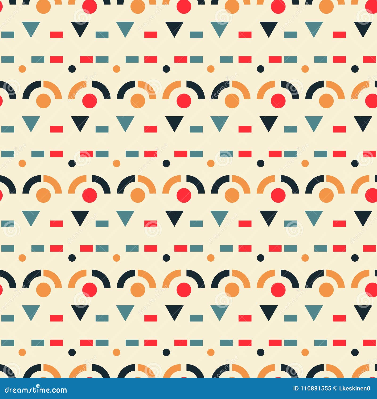 Fortress Walls Pattern Seamless Design Stock Vector - Illustration of ...