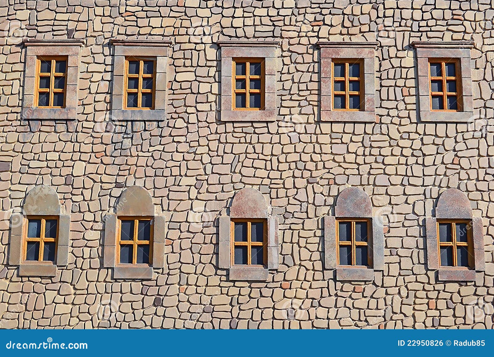 Fortress Windows stock photo. Image of architectural - 22950826