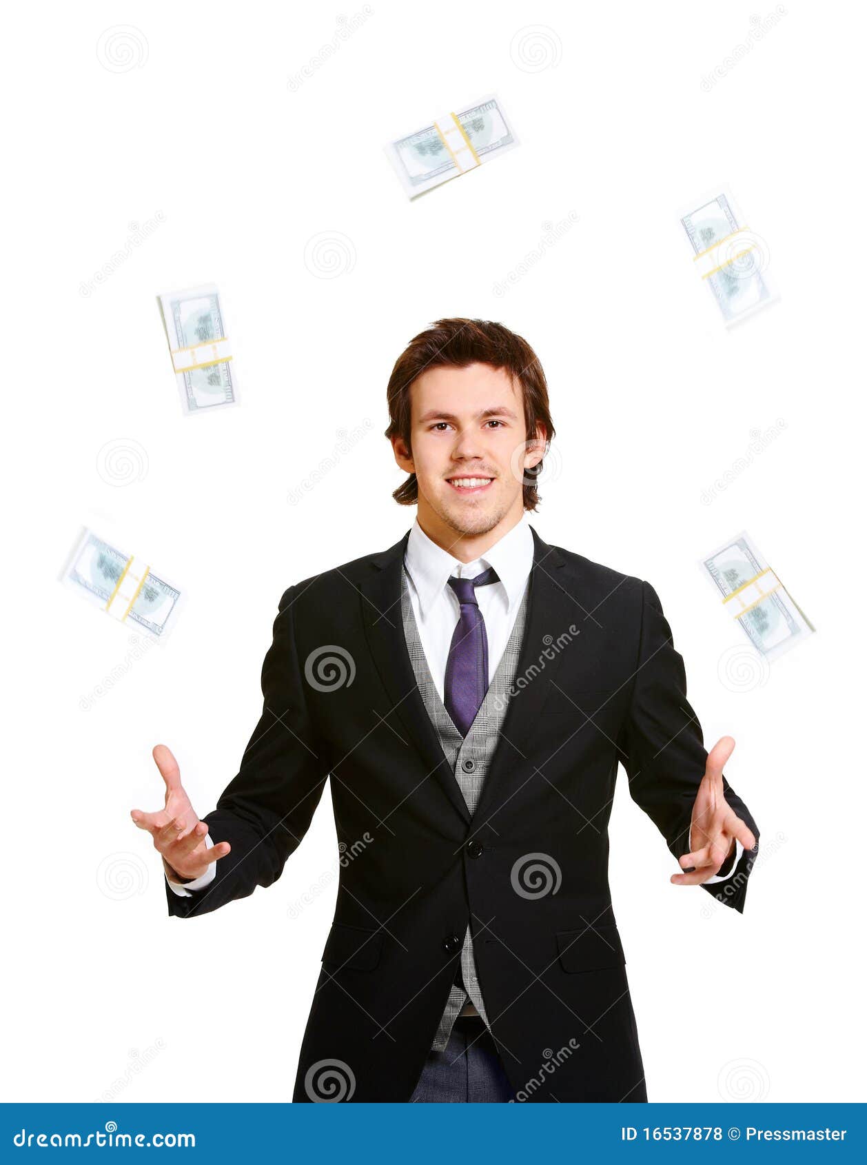 Fortune stock photo. Image of handsome, isolated, confident - 16537878