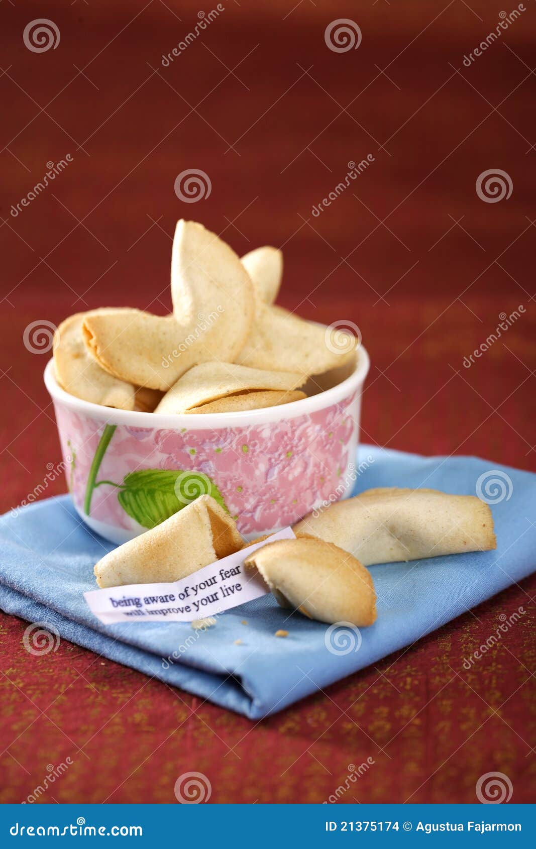 Fortune cookies stock photo. Image of snack, bake, baking - 21375174