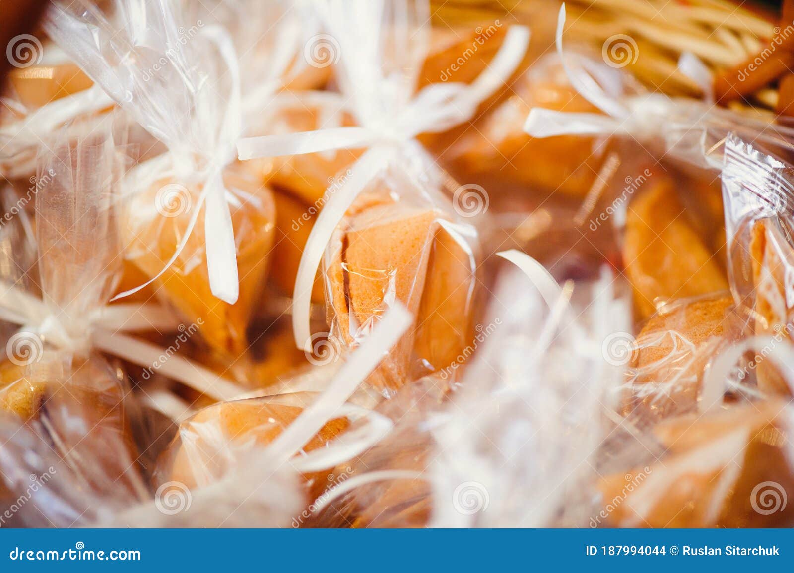 Fortune Cookies in Packaging Stock Photo - Image of metaphor, lucky ...