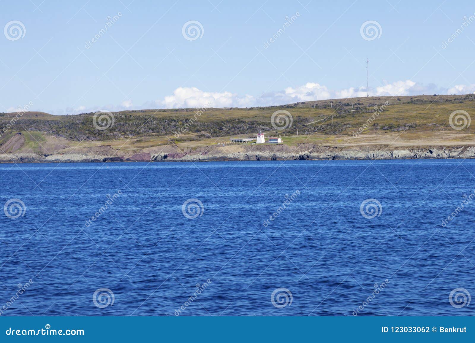 Fortune Head Lighthouse stock photo. Image of newfoundland - 123033062